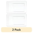 (2 pack) Clear Rectangular Plastic Food Tray, 18", by Way To Celebrate ...