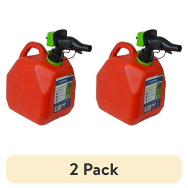 Midwest Can Portable 2 Gallon Gasoline Tank with Auto Shut Off, 2310-4 ...