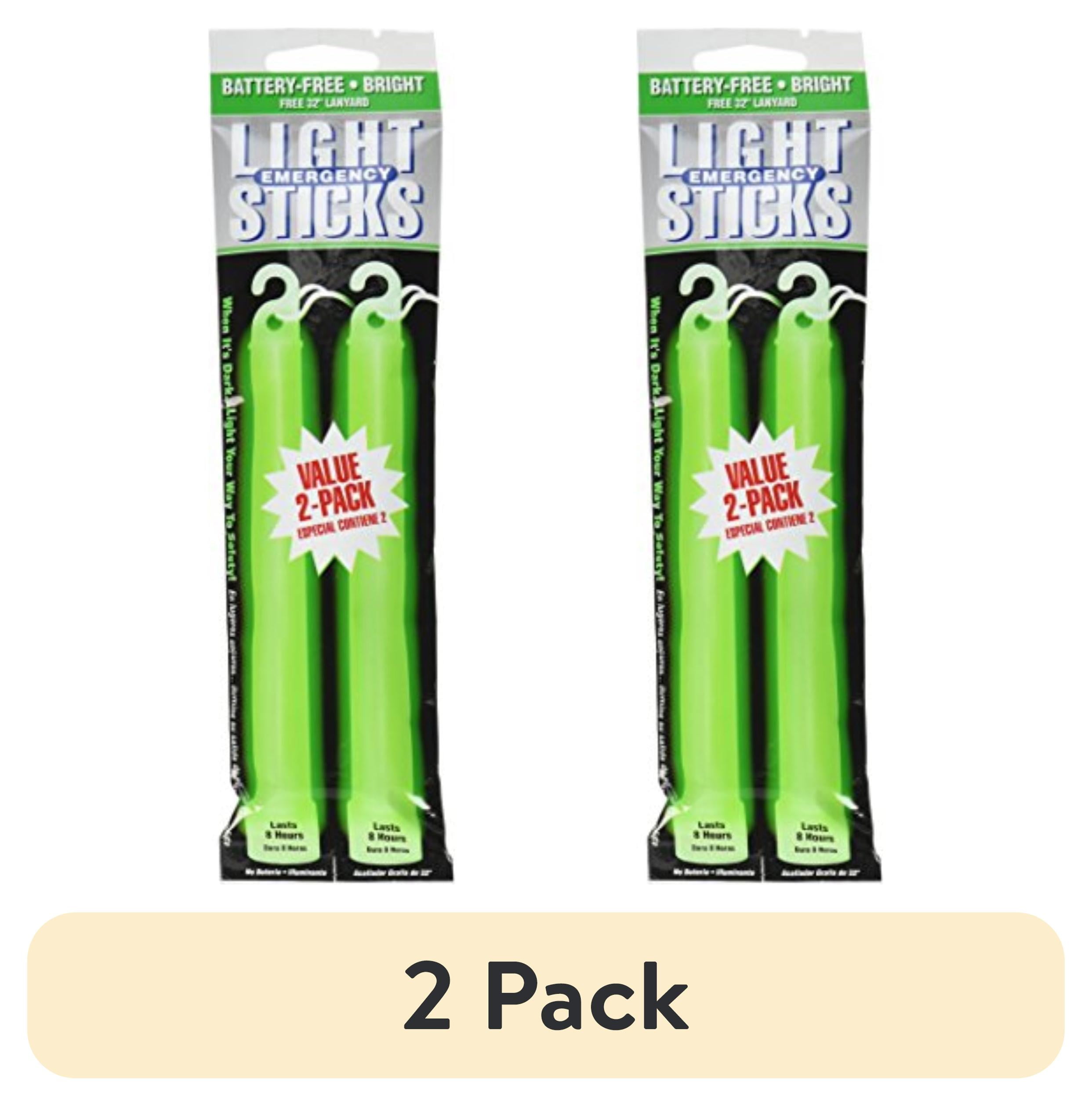 (2 pack) 2 Pack Green Lightsticks, Last up to 8 Hours, Ready America ...