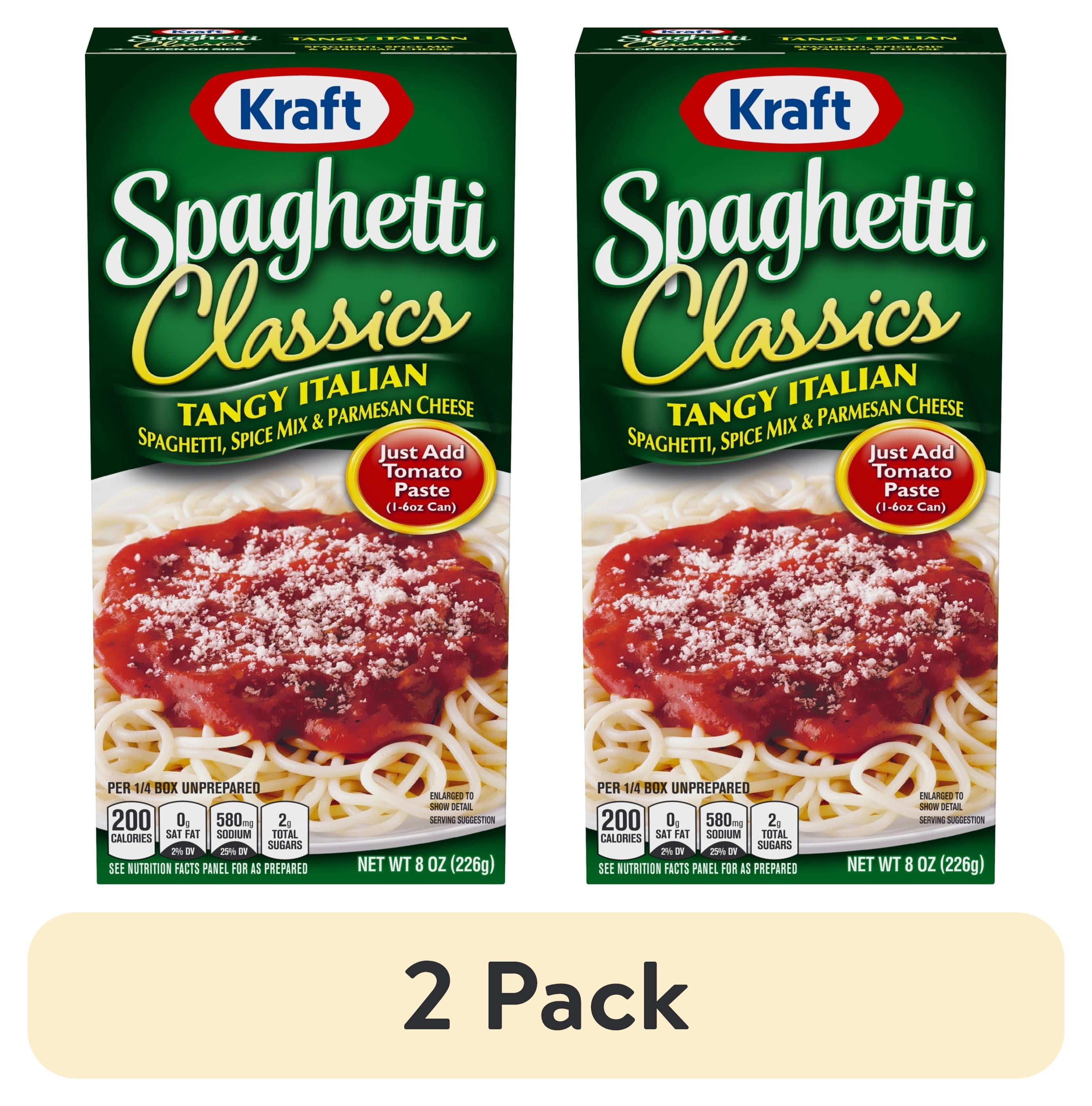 (2 pack) 2-Packs-Kraft Spaghetti Classics Tangy Italian Spaghetti ...