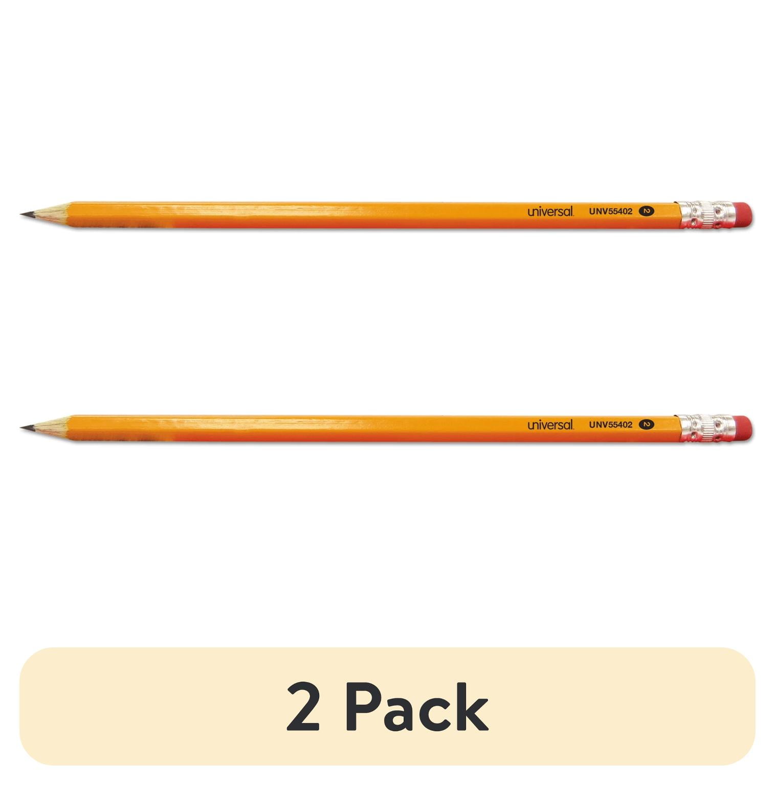 (2 pack) HB (#2), Pre-Sharpened Woodcase pencl - Black Lead, Yellow ...