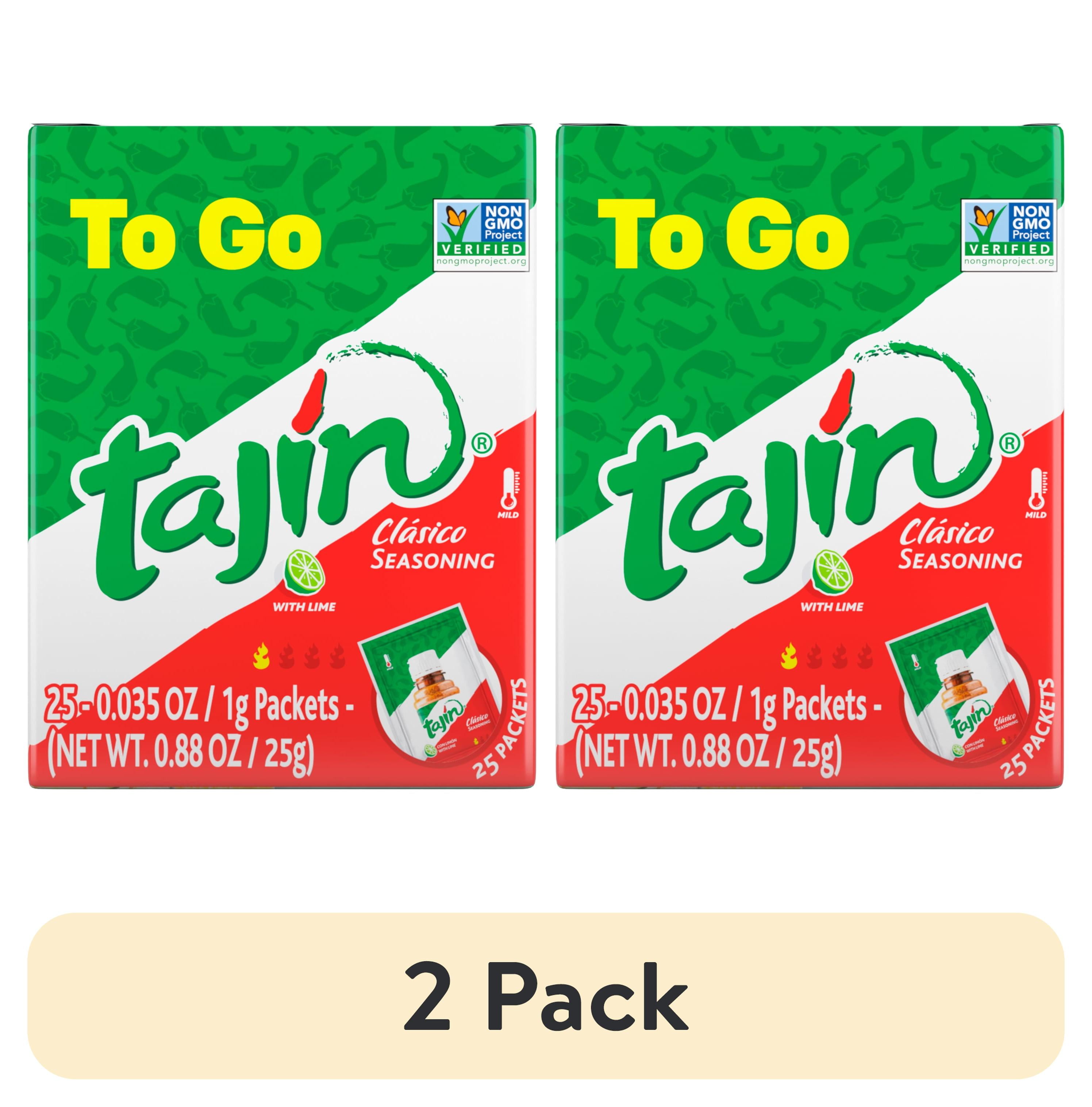 (2 pack) (25 Pack) Tajín® Clásico Seasoning, Mexican Chili Lime ...