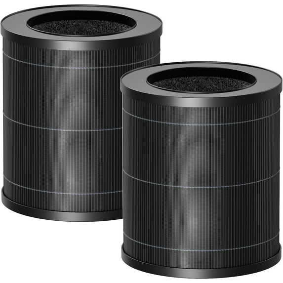 2-pack 2566 filter compatible with &2566 air purifier, 3-in-1 activated ...