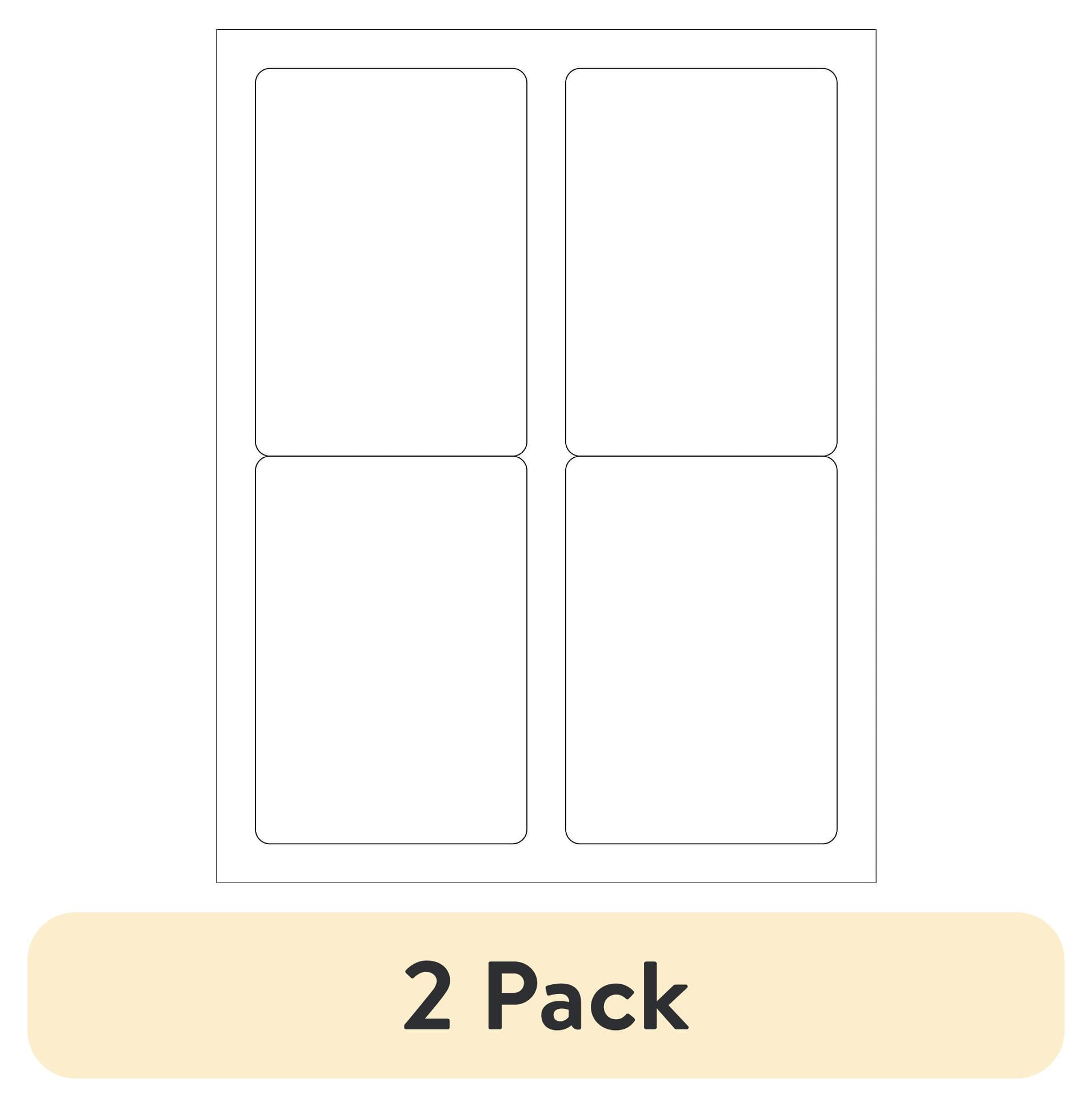 (2 pack) Tape Logic Laser Label,Rectangle,3 1/2x5",PK4000 LL119MC ...