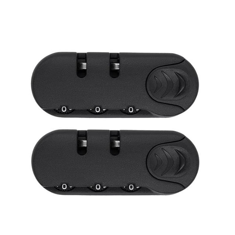 2 pack 3 Digits Password Code Combination Suitcase Security Lock,Rugged ...