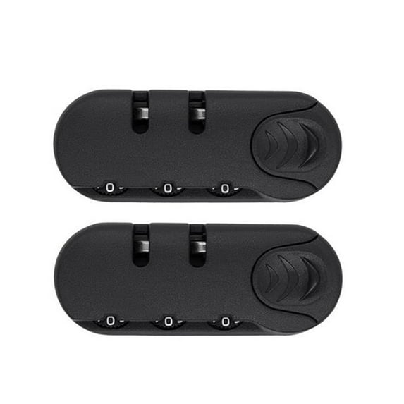 2 pack 3 Digits Password Code Combination Suitcase Security Lock,Rugged ...