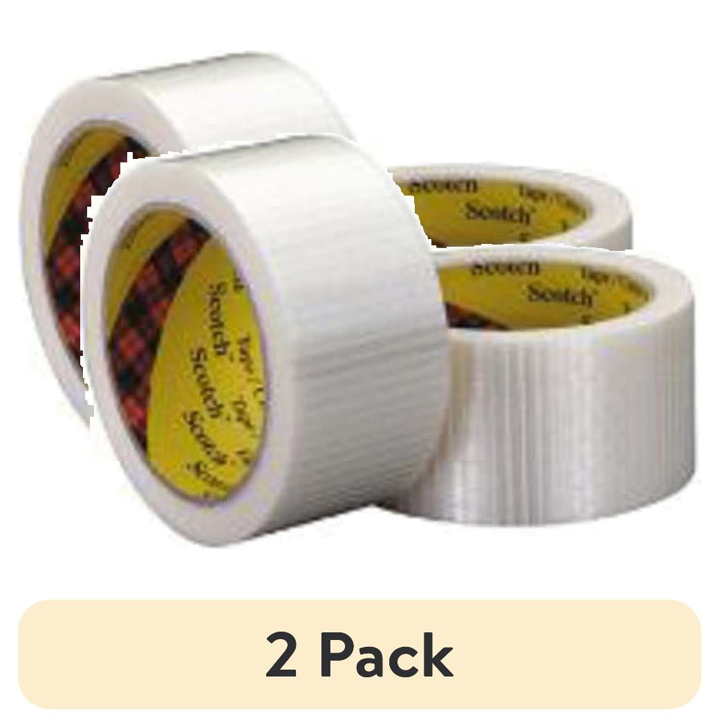 (2 pack) 3M® 8959 Bi-Directional Strapping Tape, 1" x 55" Yd., Clear ...