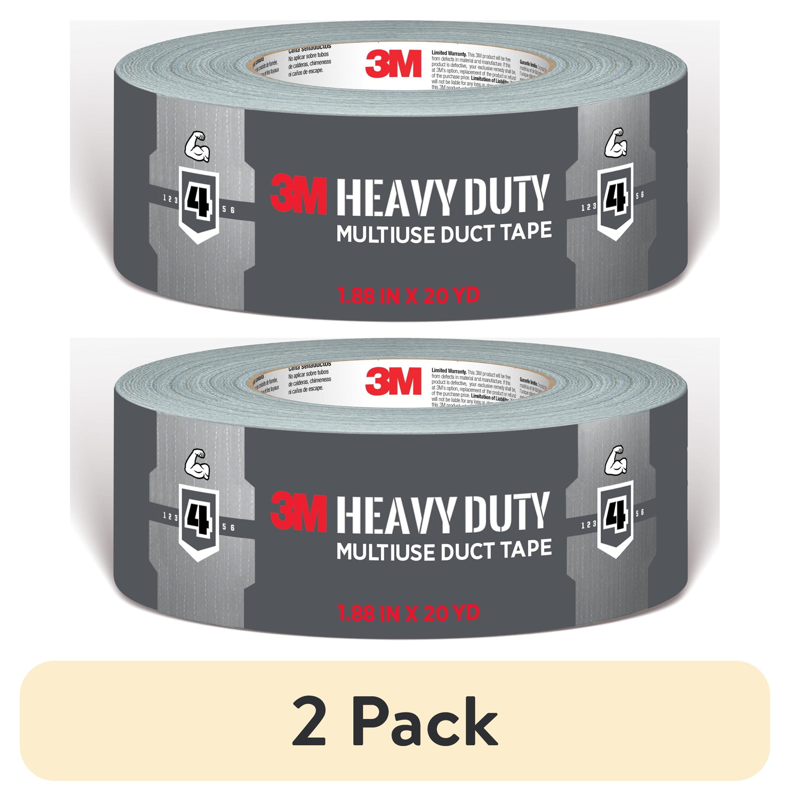(2 pack) 3M Heavy Duty Duct Tape, Grey, Multipurpose, 1.88 in. x 20 yd ...