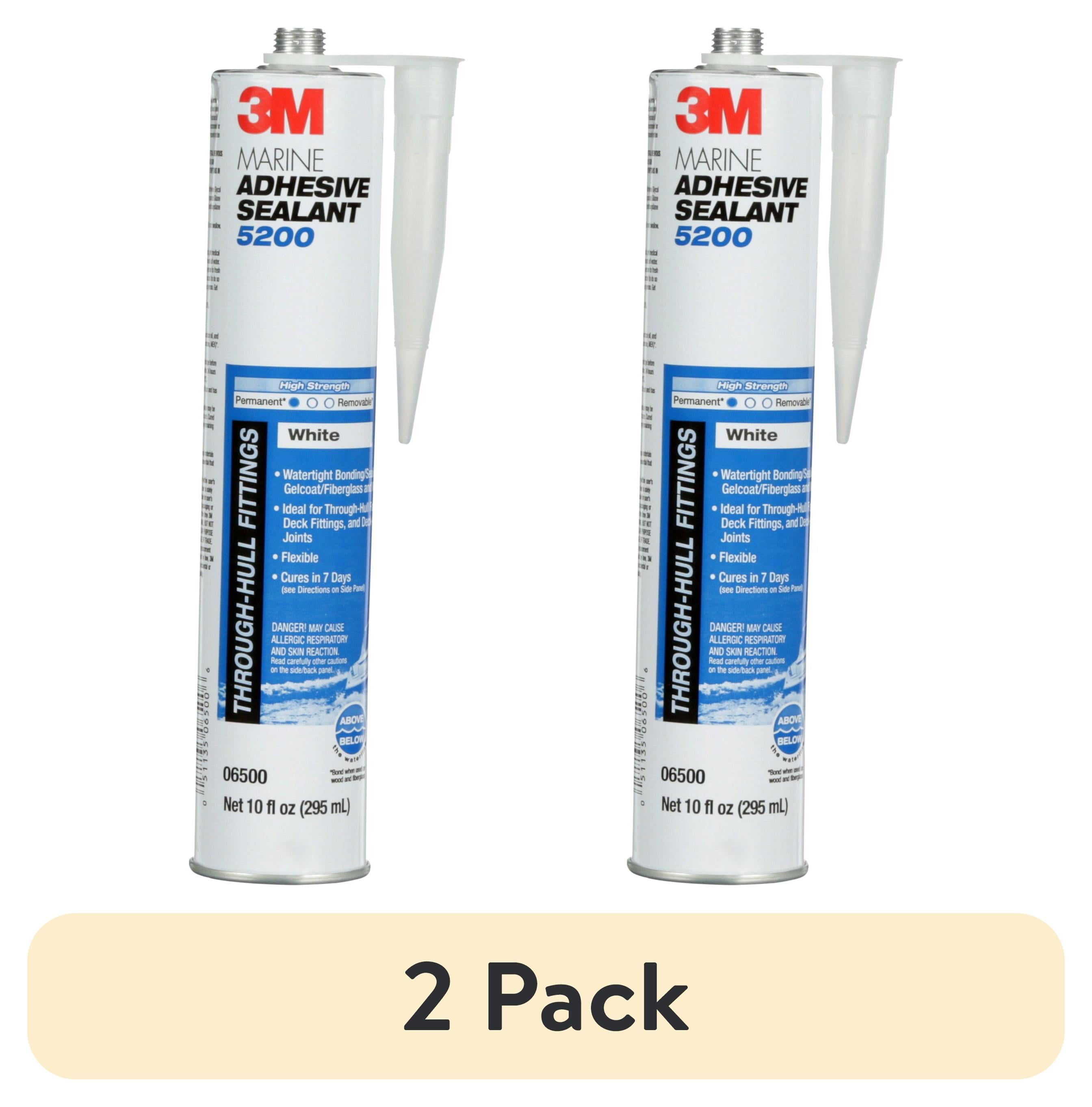 (2 pack) 3M Marine Adhesive Sealant Cartridge, Permanent Bonding ...