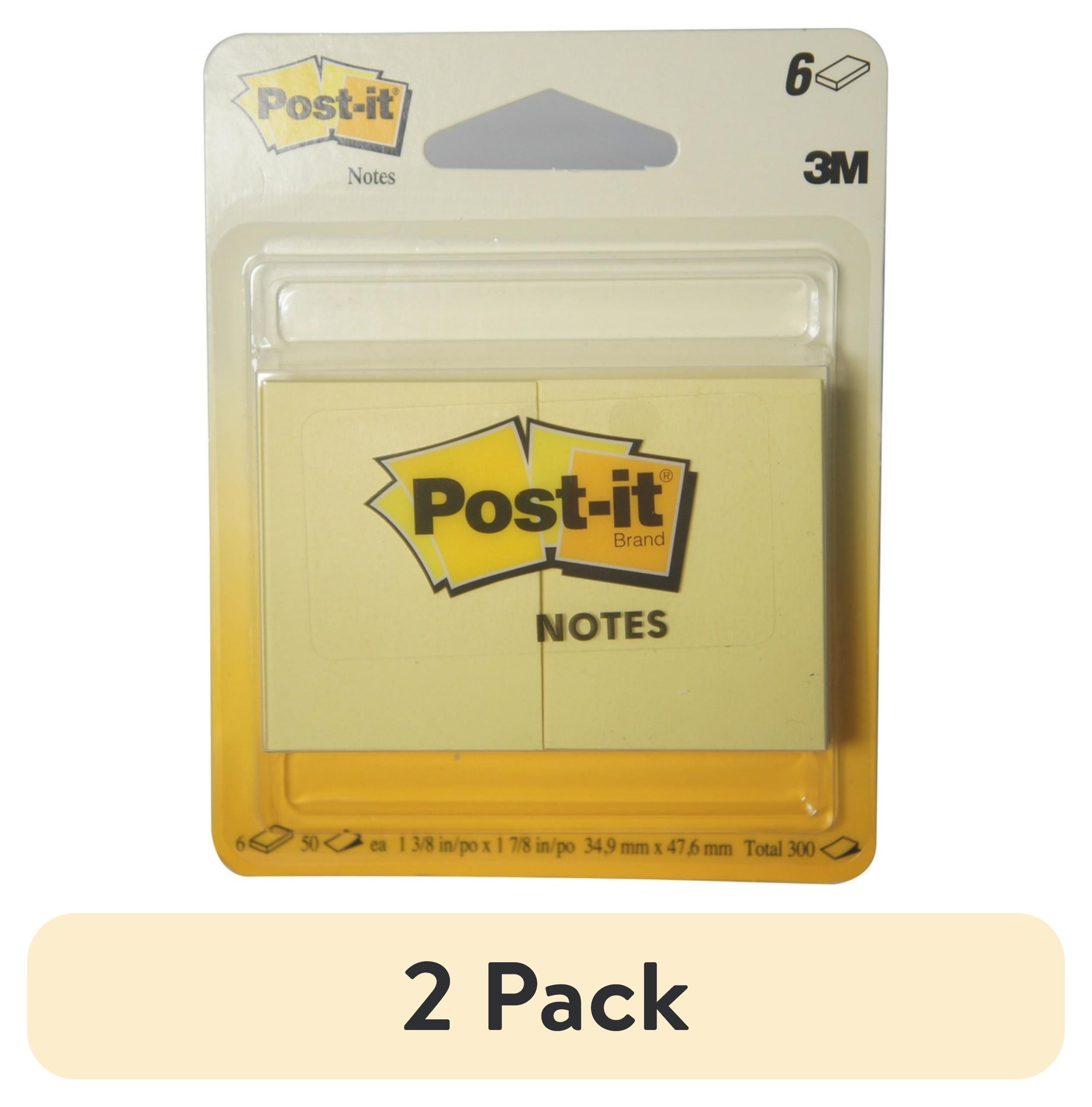 (2 pack) 3M Post it Notes, 6 Each - Walmart.com