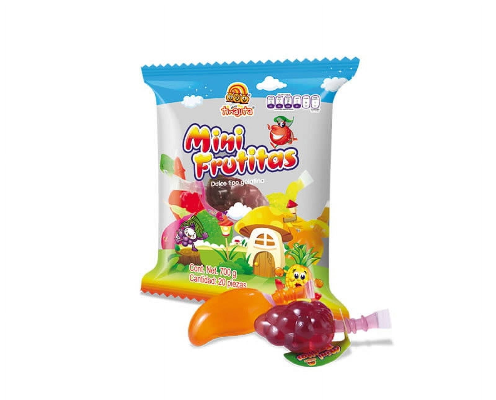 2 pack / 40 pieces total of jelly candy in assorted fruit shaped ...