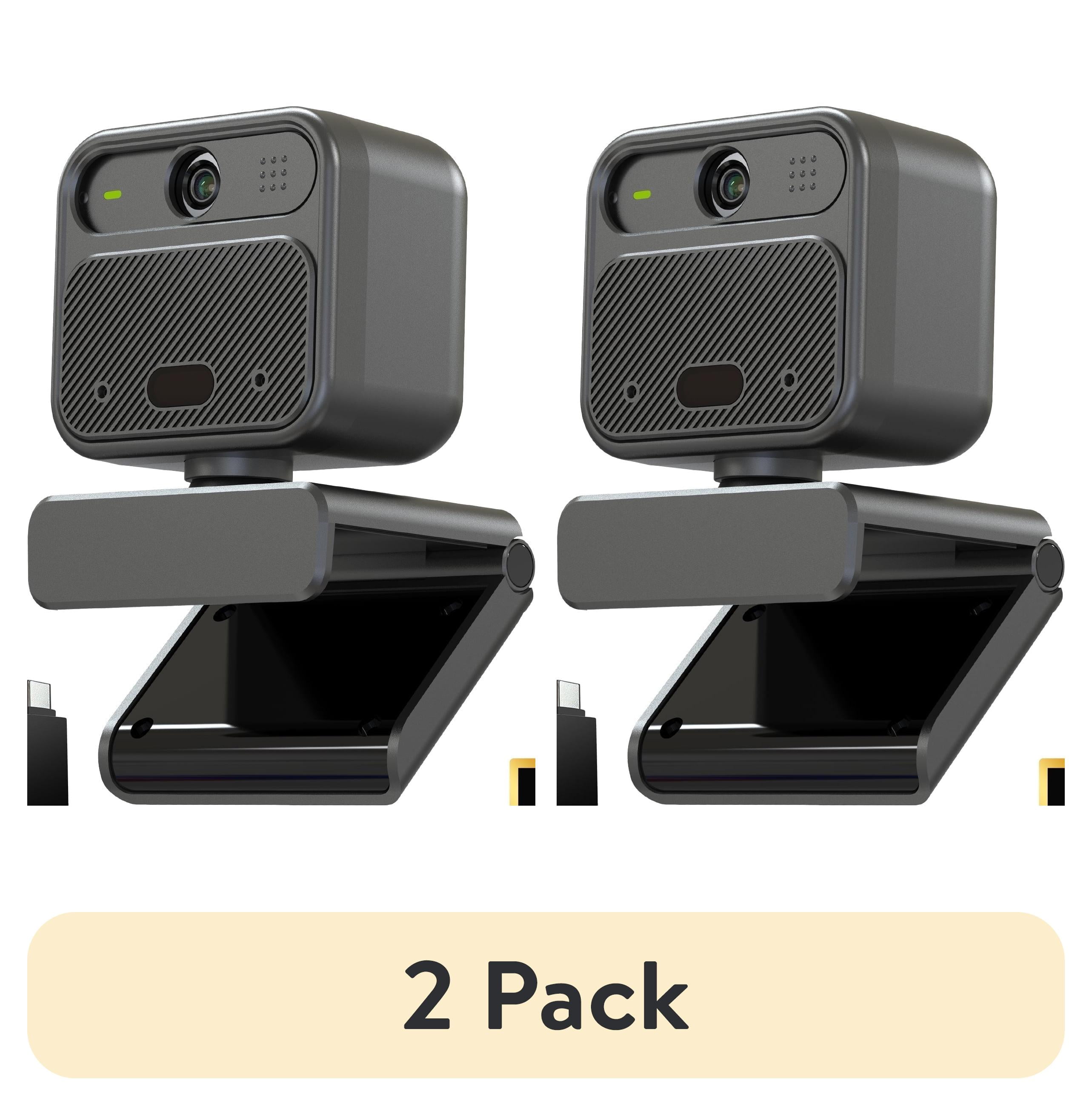 (2 pack) Vizolink 4K EPTZ Webcam with Zoom Remote, Privacy Cover ...