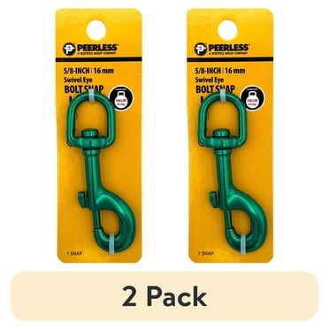Peerless Round Eye Swivel Bolt Snaps, Zinc Die Cast, Spring Loaded ...