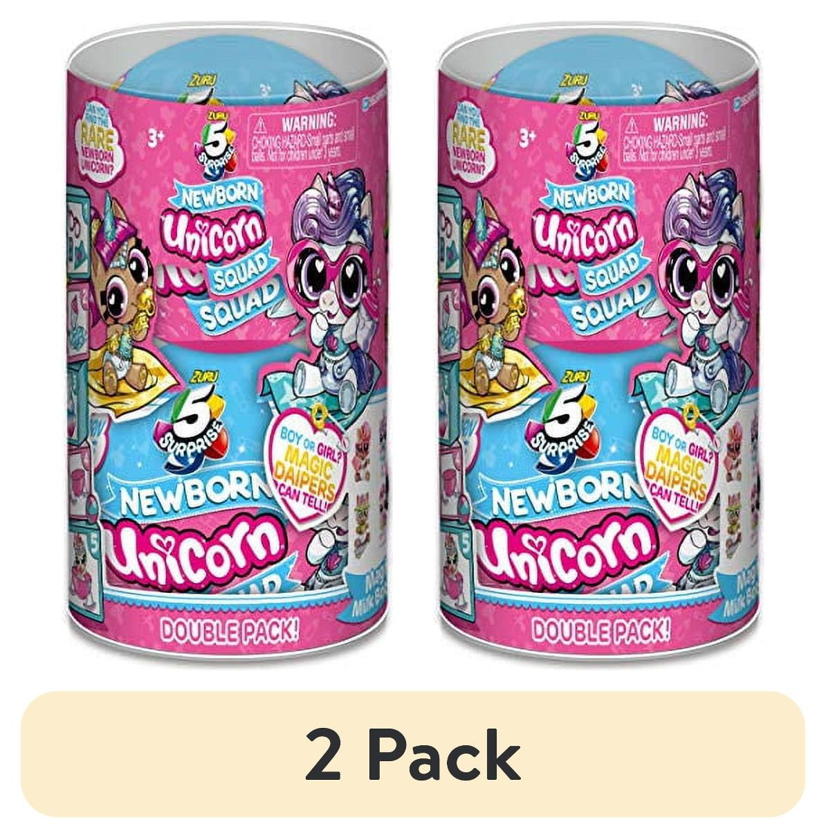 (2 pack) 5 Surprise Newborn Unicorn Squad 2-Pack Dolls, Color Changing ...