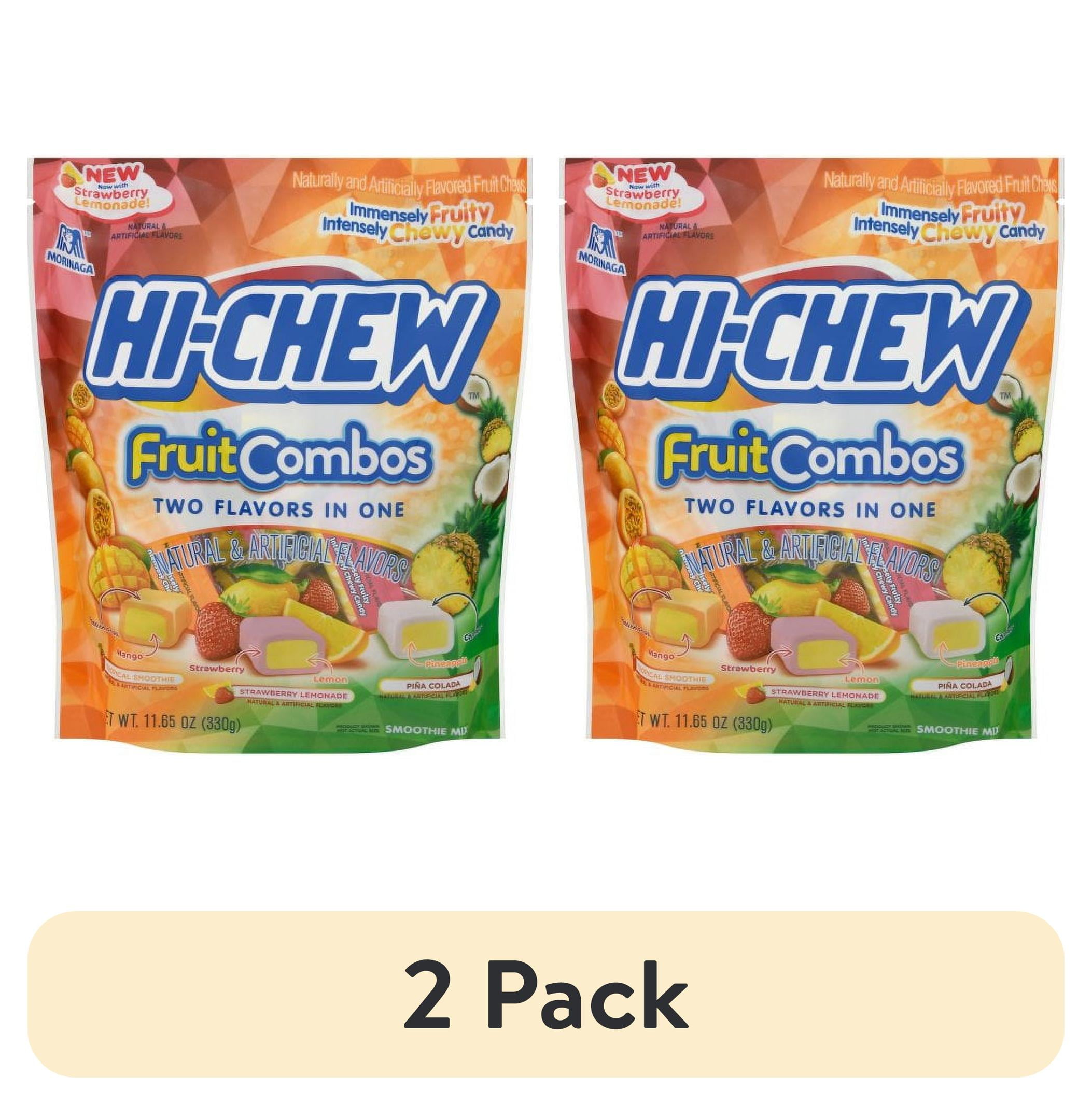 (2 pack) HI-CHEW Fruit Combo Mix Chewy Candy, 11.65 oz, Bag - Walmart.com