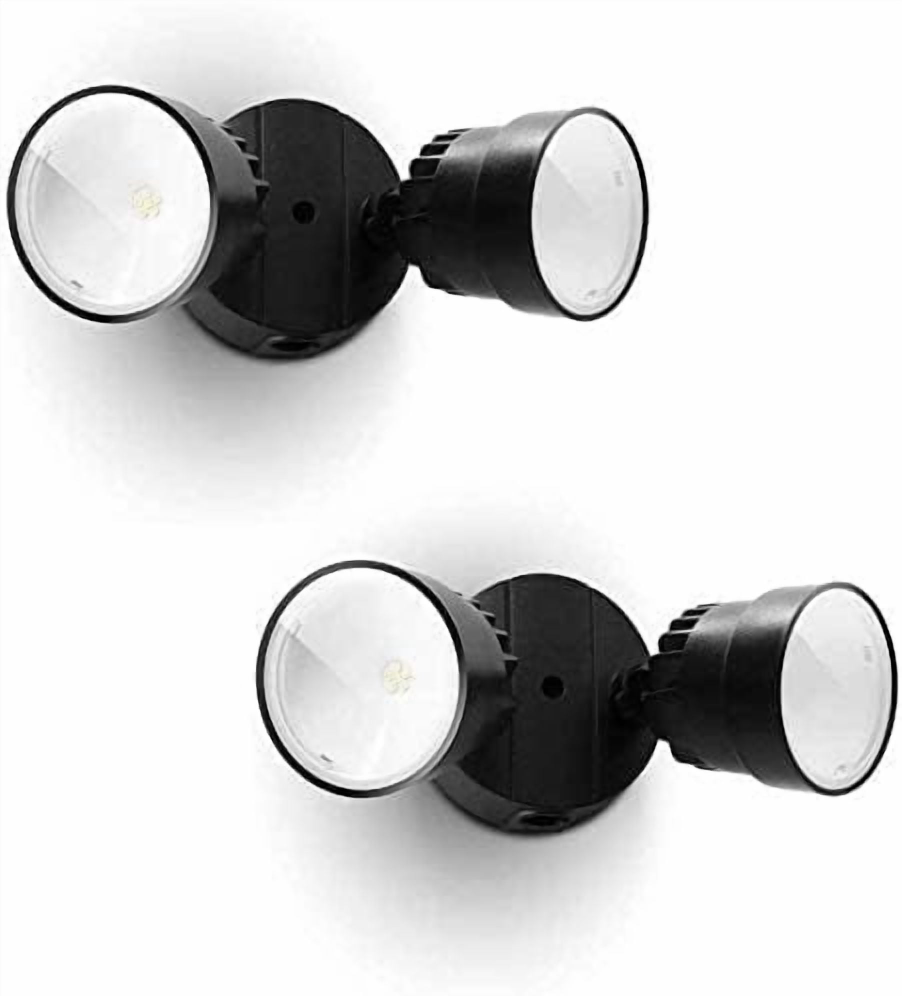 2 pack 62212000 lumens 18 watts 28 dual head floodlight outdoor ...