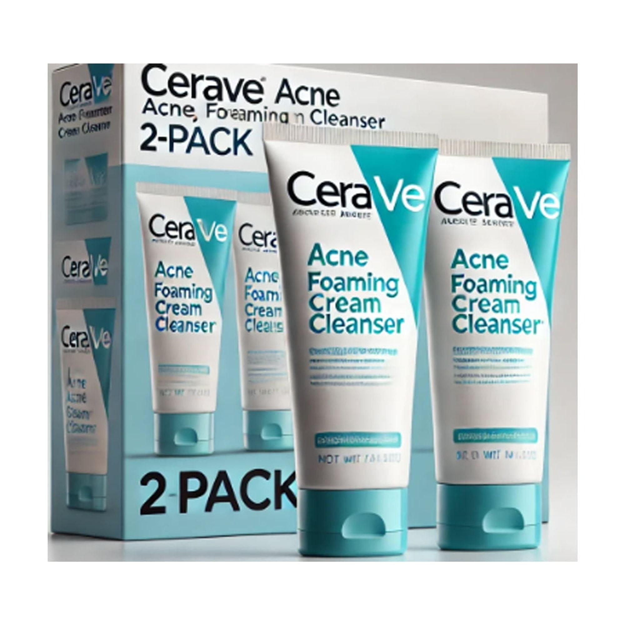 (2-pack) A-FC Acne Foaming Cream Cleanser | Acne Treatment Face Wash ...