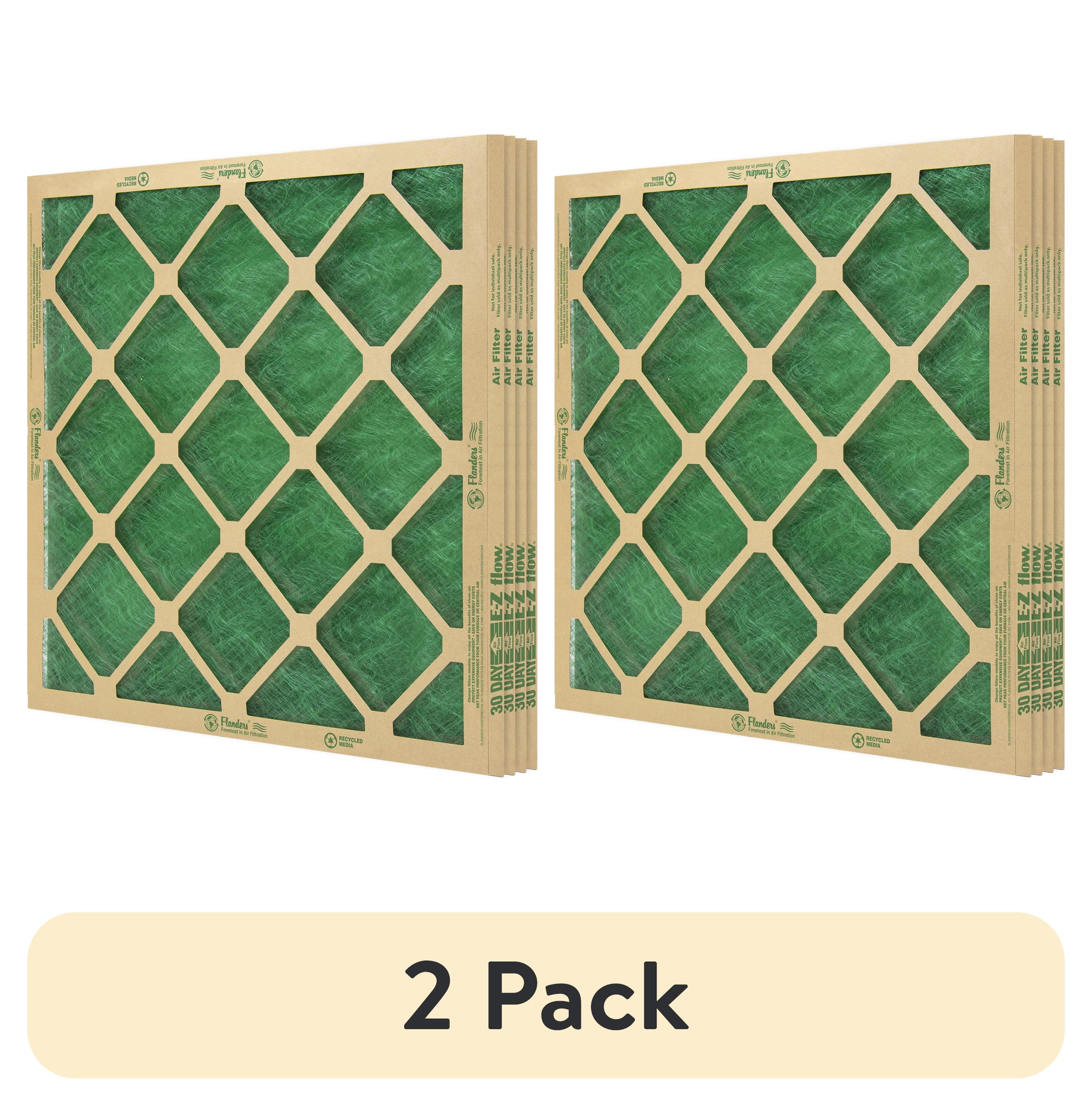 (2 pack) AAF Flanders 4-Pack 20" x 20" x 1" Nested Fiberglass MERV 1 ...