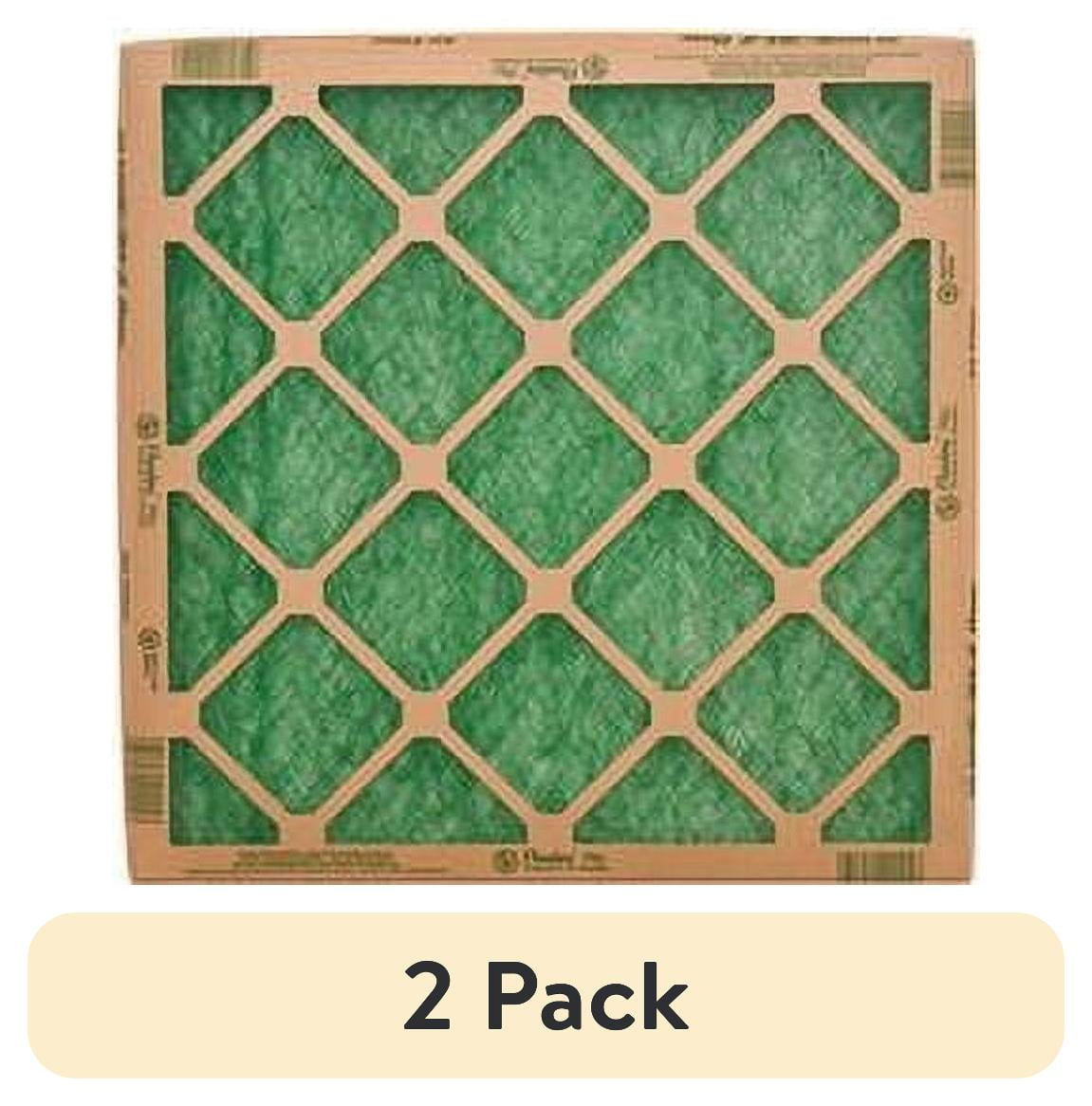 (2 pack) AAF Flanders 16" x 25" x 1" Nested Glass MERV 1 Air Filter (4 ...