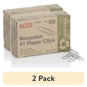 Officemate No. 1 Smooth Paper Clips, 100 Clips, Silver (99911 ...