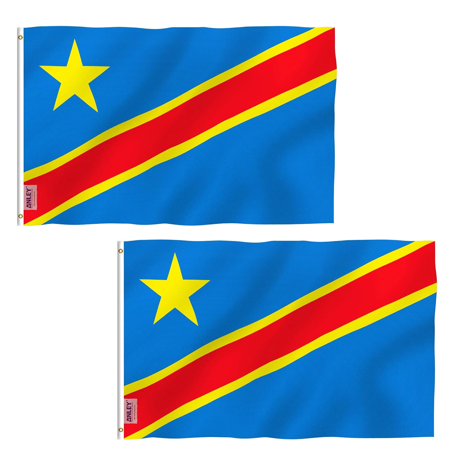 (2 pack) ANLEY Fly Breeze 3x5 Feet Democratic Republic of the Congo ...