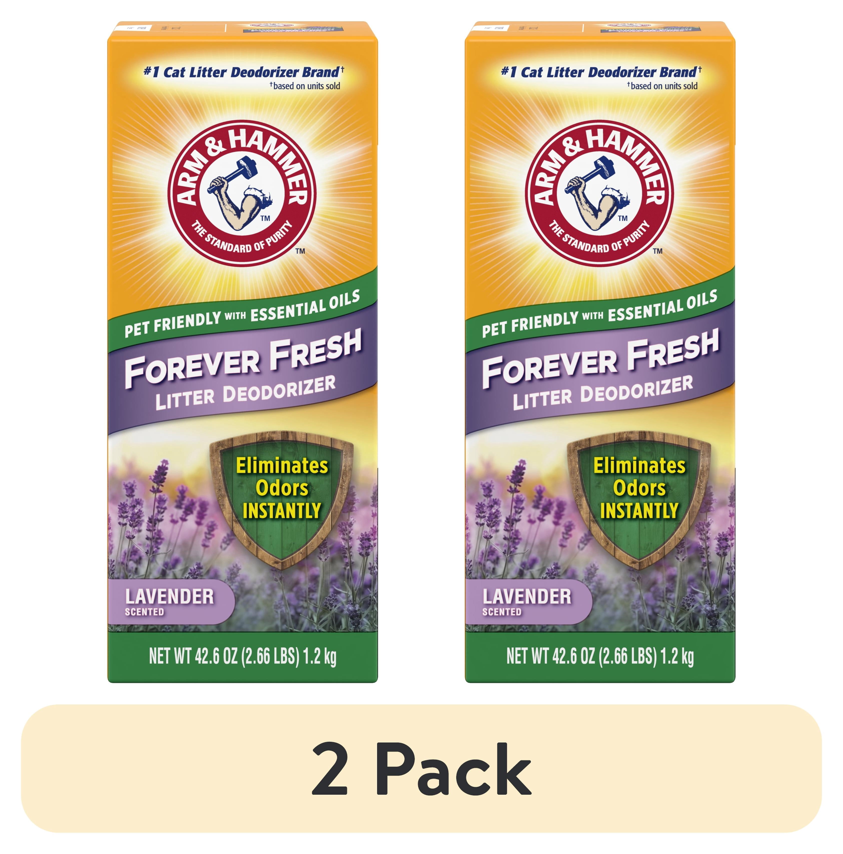 (2 pack) ARM & HAMMER Forever Fresh Cat Litter Deodorizer, Pet-Friendly ...