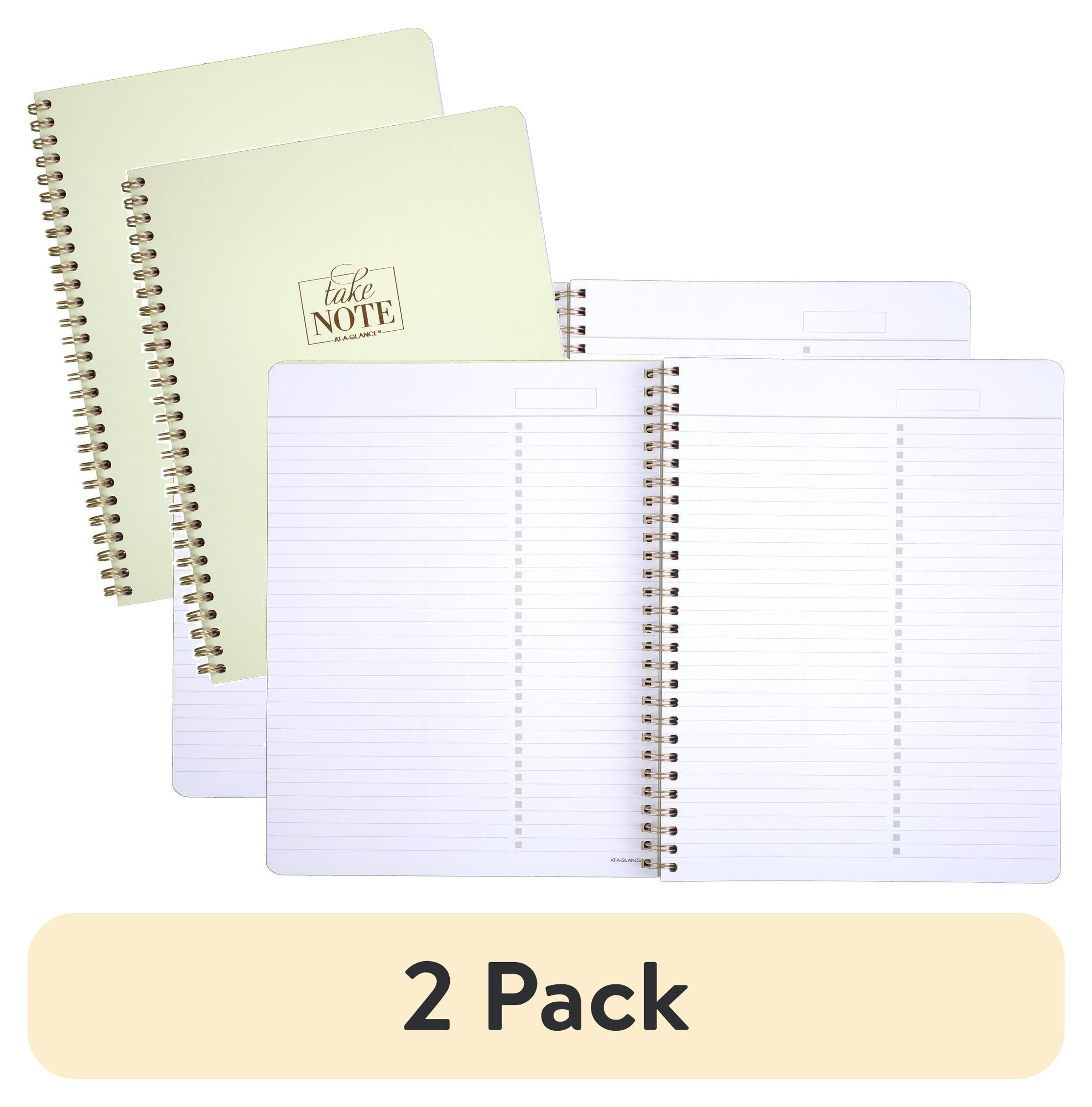 (2 pack) AT-A-GLANCE WorkStyle Take Care Notebook - Business Notebooks ...