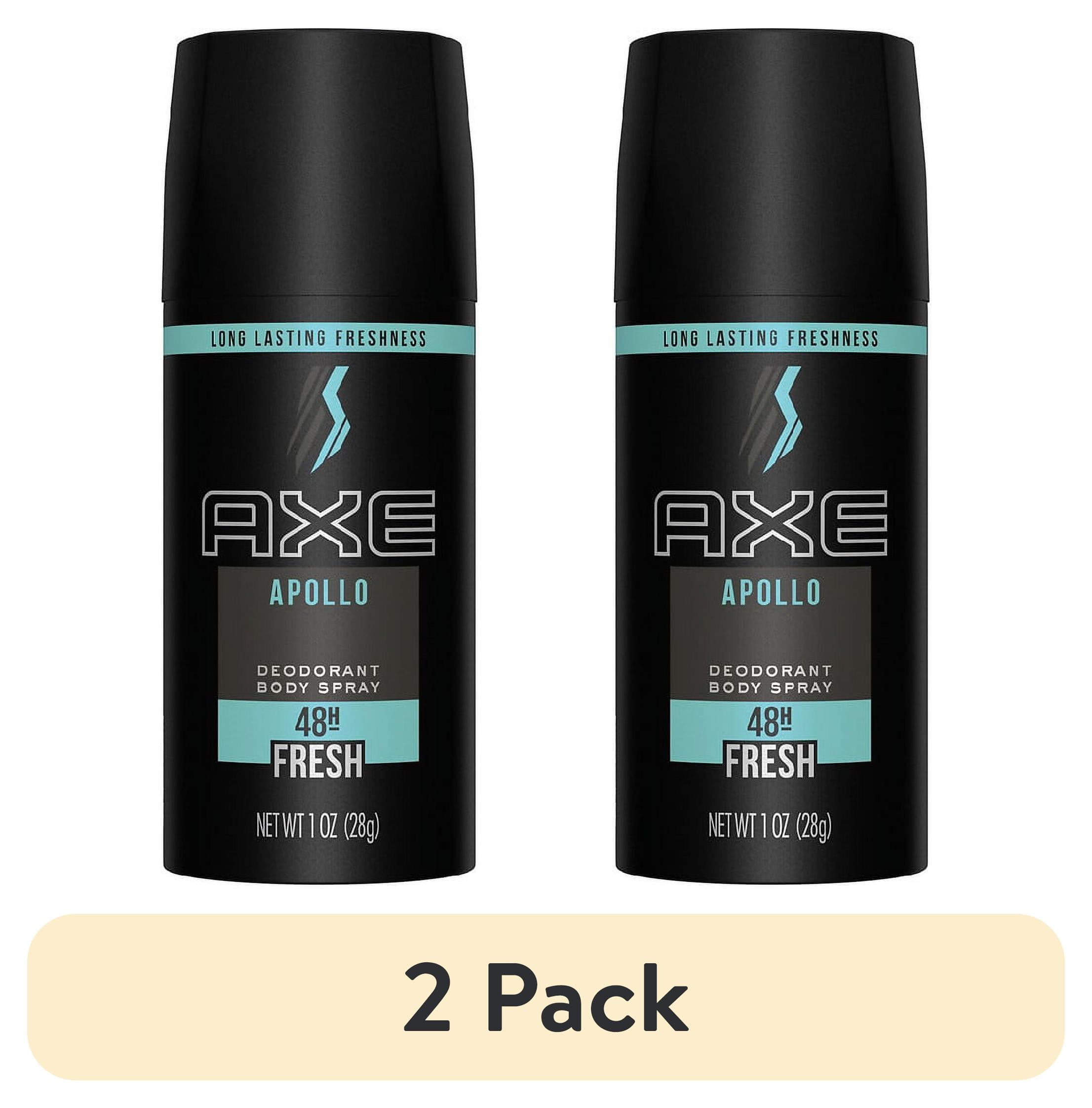 (2 pack) AXE Body Spray for Men Apollo - Walmart.com