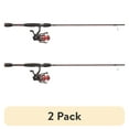 (2 pack) Abu Garcia Black Max Spinning Combo, 6'6" Medium Fishing Rod ...