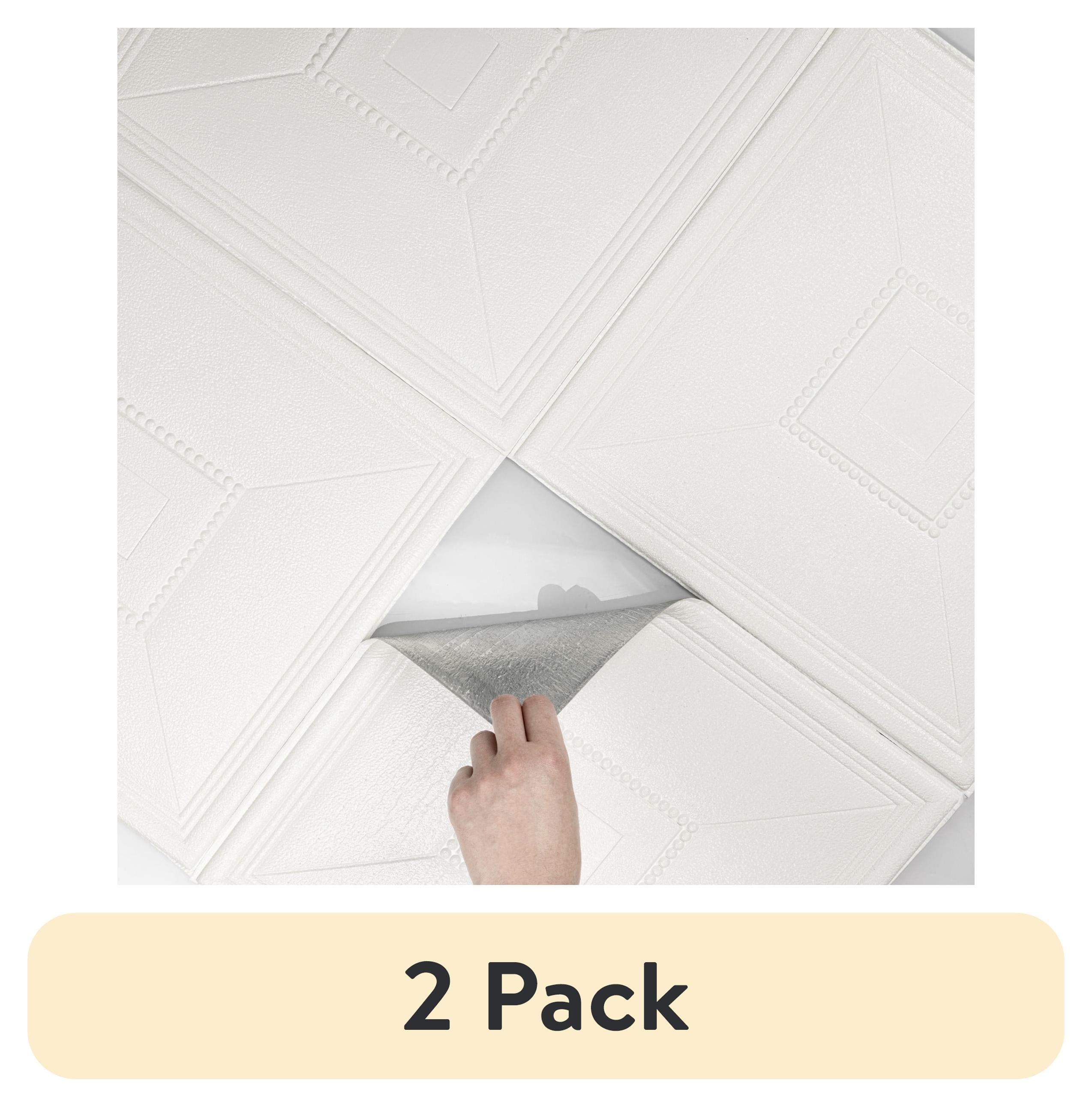(2 pack) Abyssaly Peel and Stick Ceiling Tile 13.7" x 13.7" 16 Pcs ...