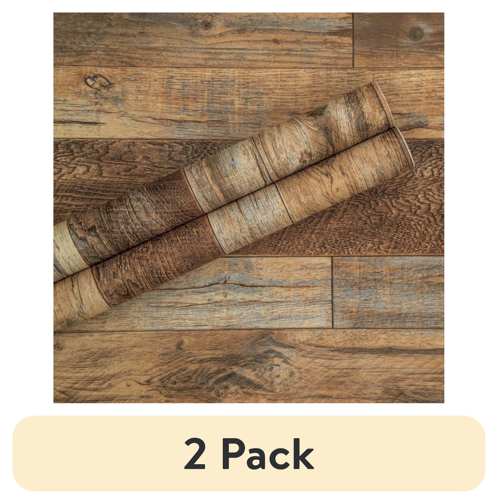 (2 pack) Abyssaly Wood Wallpaper 17.7" x 118" Shiplap Peel and Stick ...