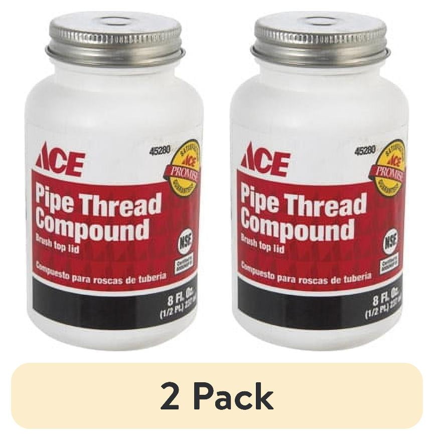 (2 pack) Ace Gray Pipe Thread Compound 8 oz - Walmart.com