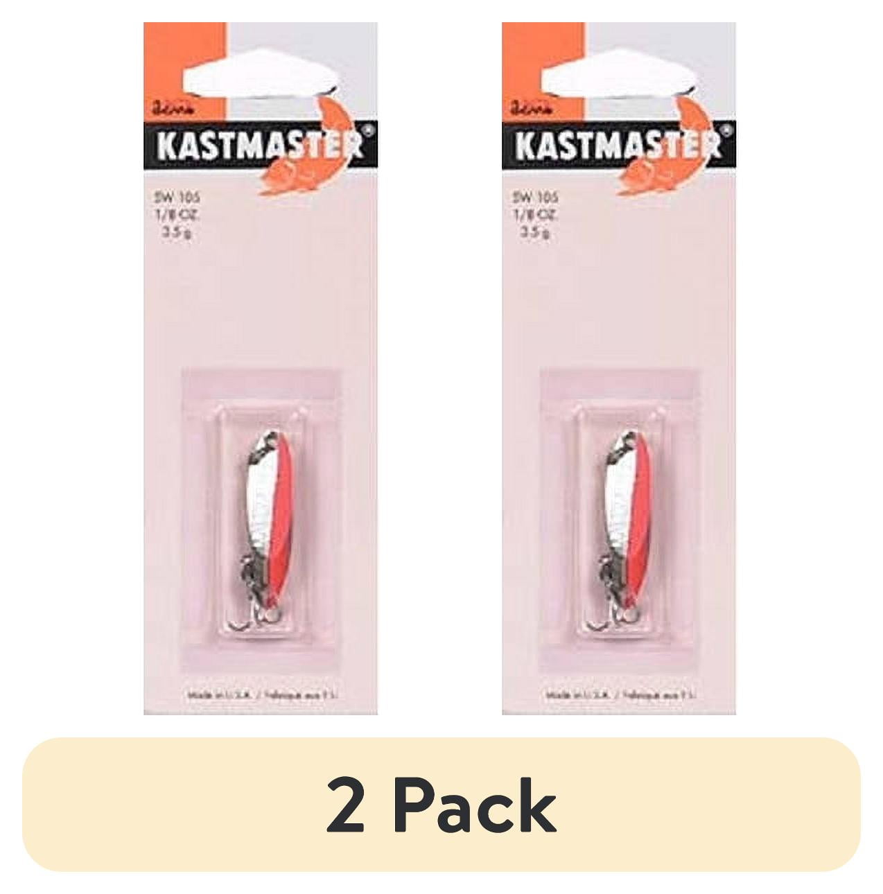 (2 pack) Acme Tackle Kastmaster Fishing Lure Spoon Chrome Flo Orange 1/ ...