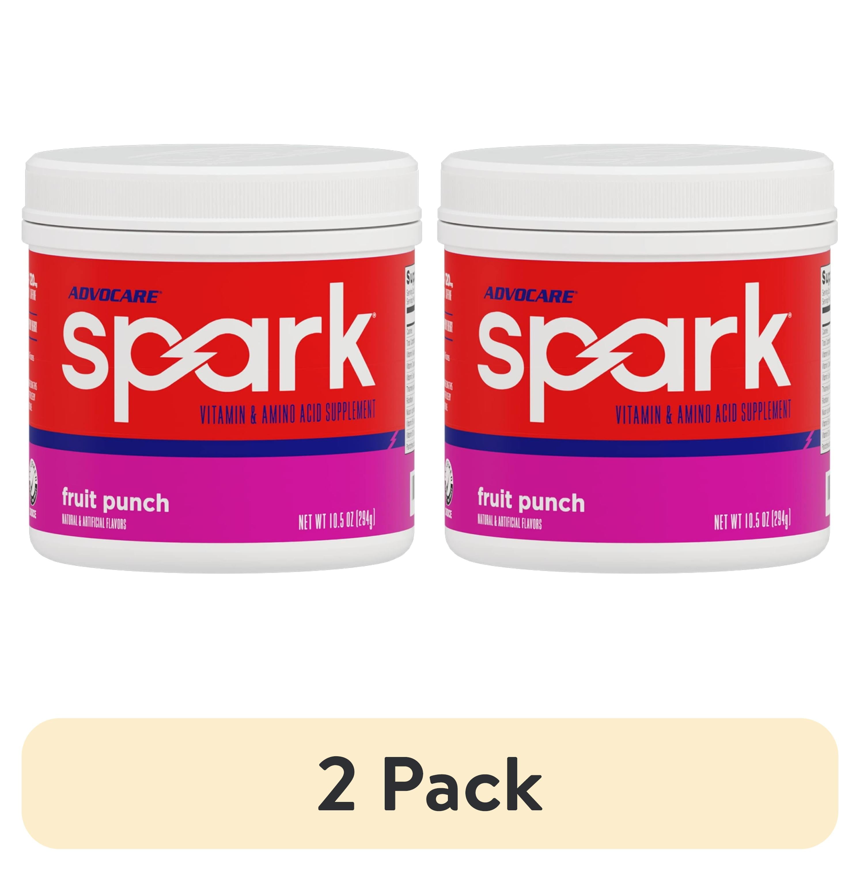 (2 pack) AdvoCare Spark Energy Drink Mix – Vitamin & Amino Acid Powder ...
