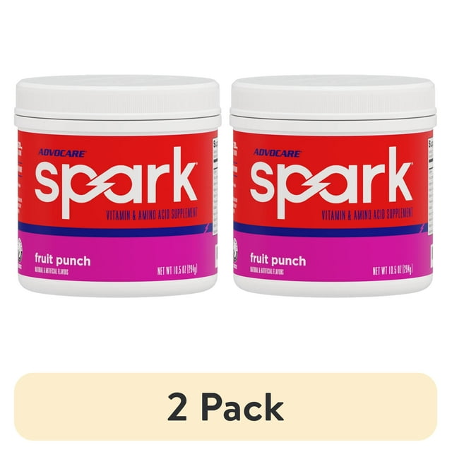 (2 pack) AdvoCare Spark Energy Drink Mix – Vitamin & Amino Acid Powder ...