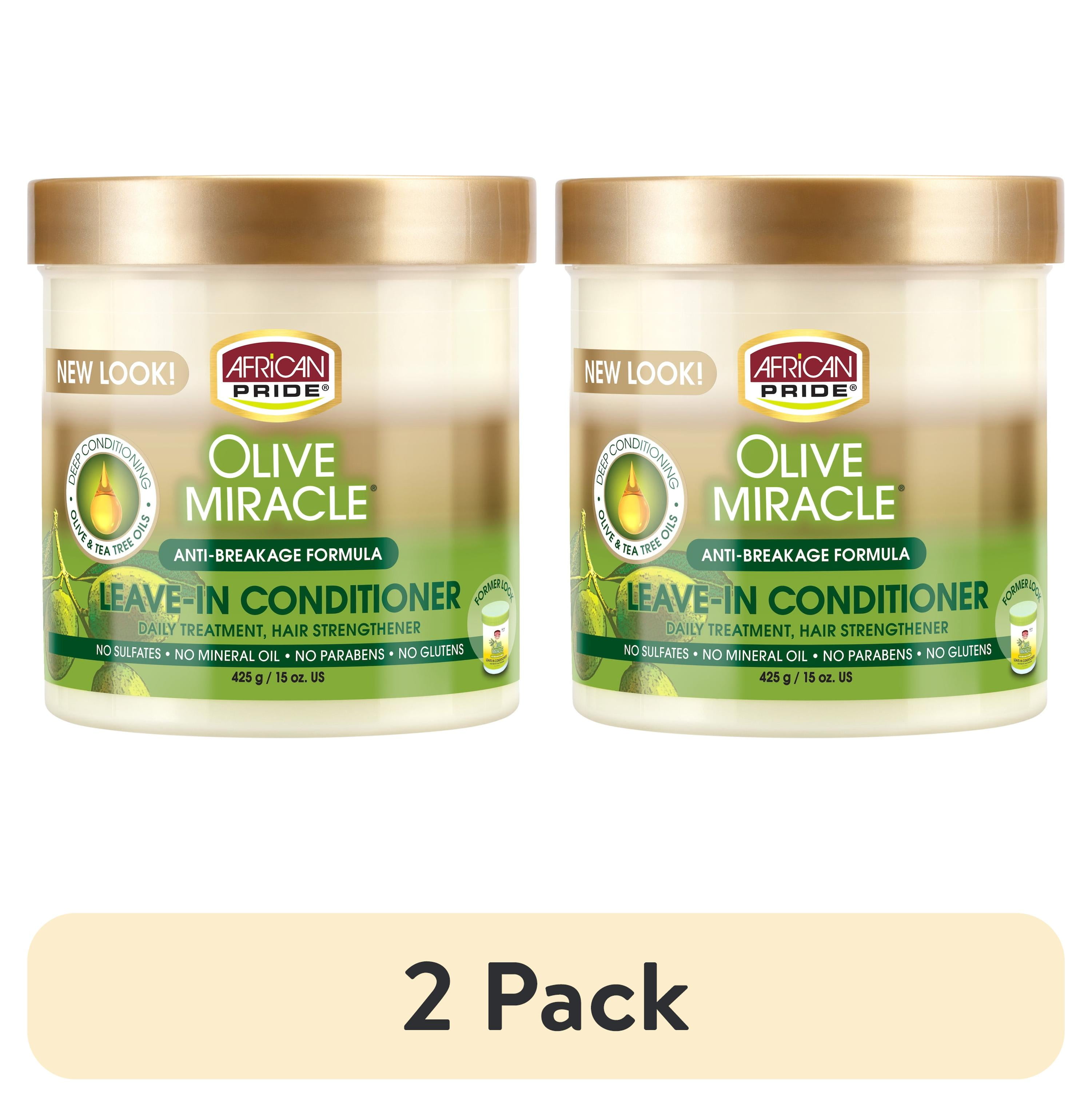 (2 pack) African Pride Olive Miracle Leave-in Conditioner 15 oz ...