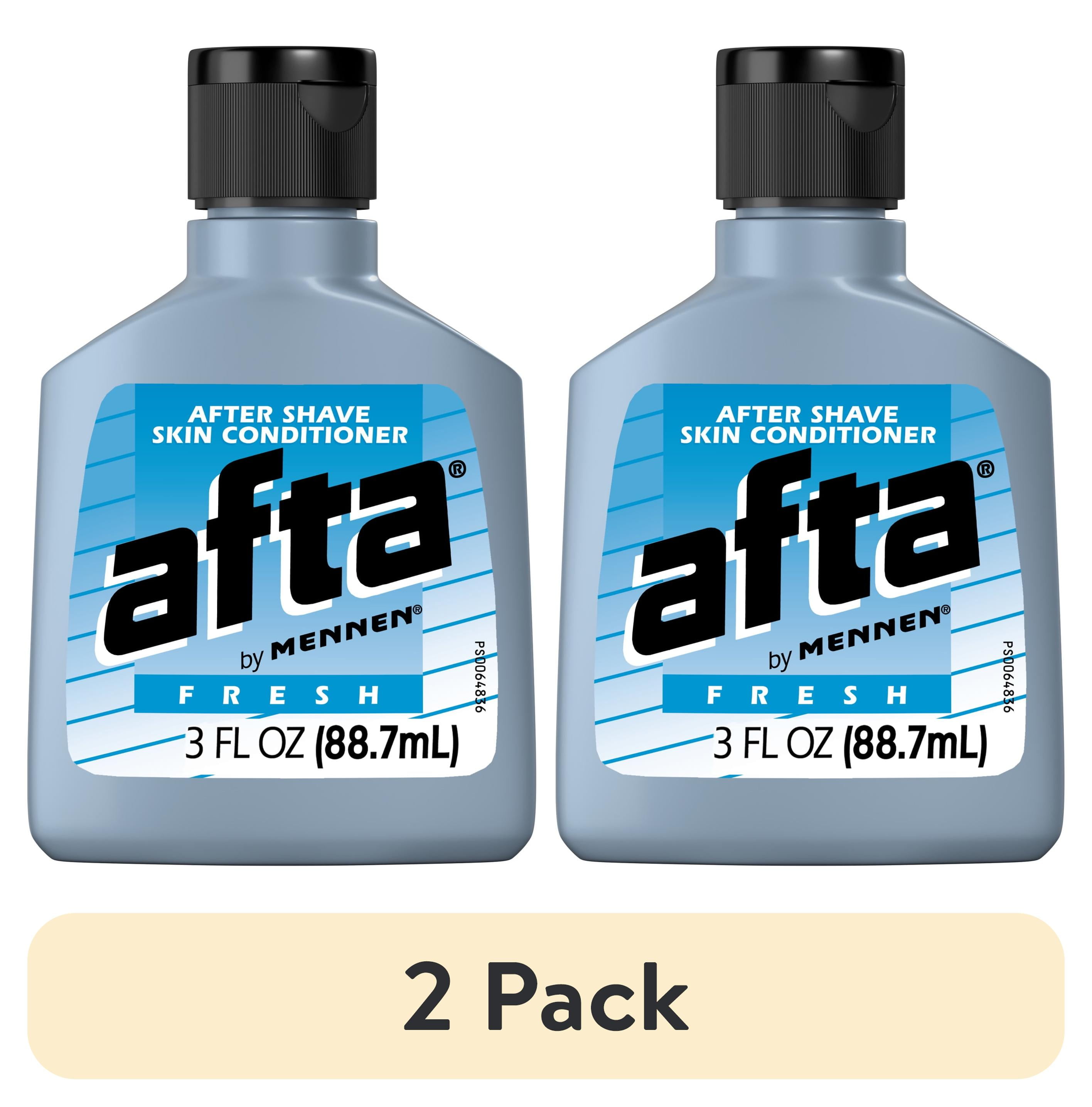 (2 pack) Afta After Shave Lotion and Skin Conditioner, Fresh Scent, 3 ...