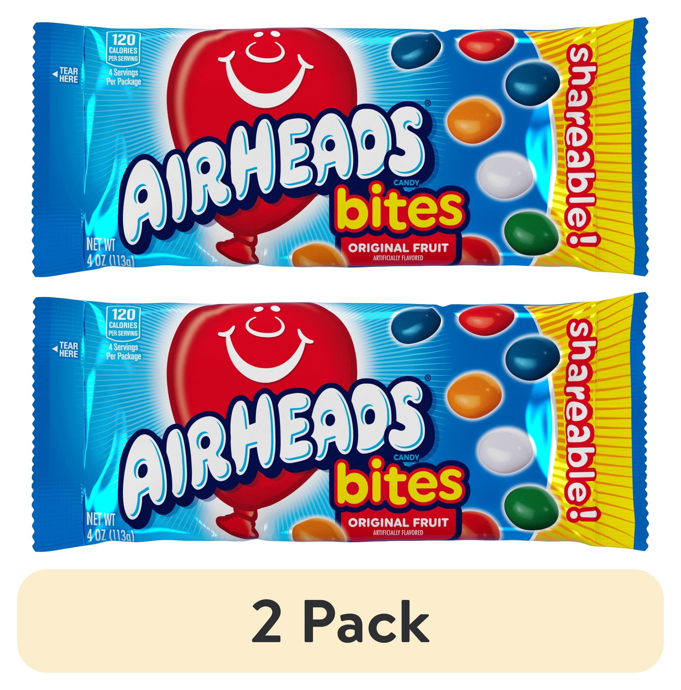 (2 pack) Airheads Shareable Chewy Candy Bites, Assorted Fruit Flavor ...