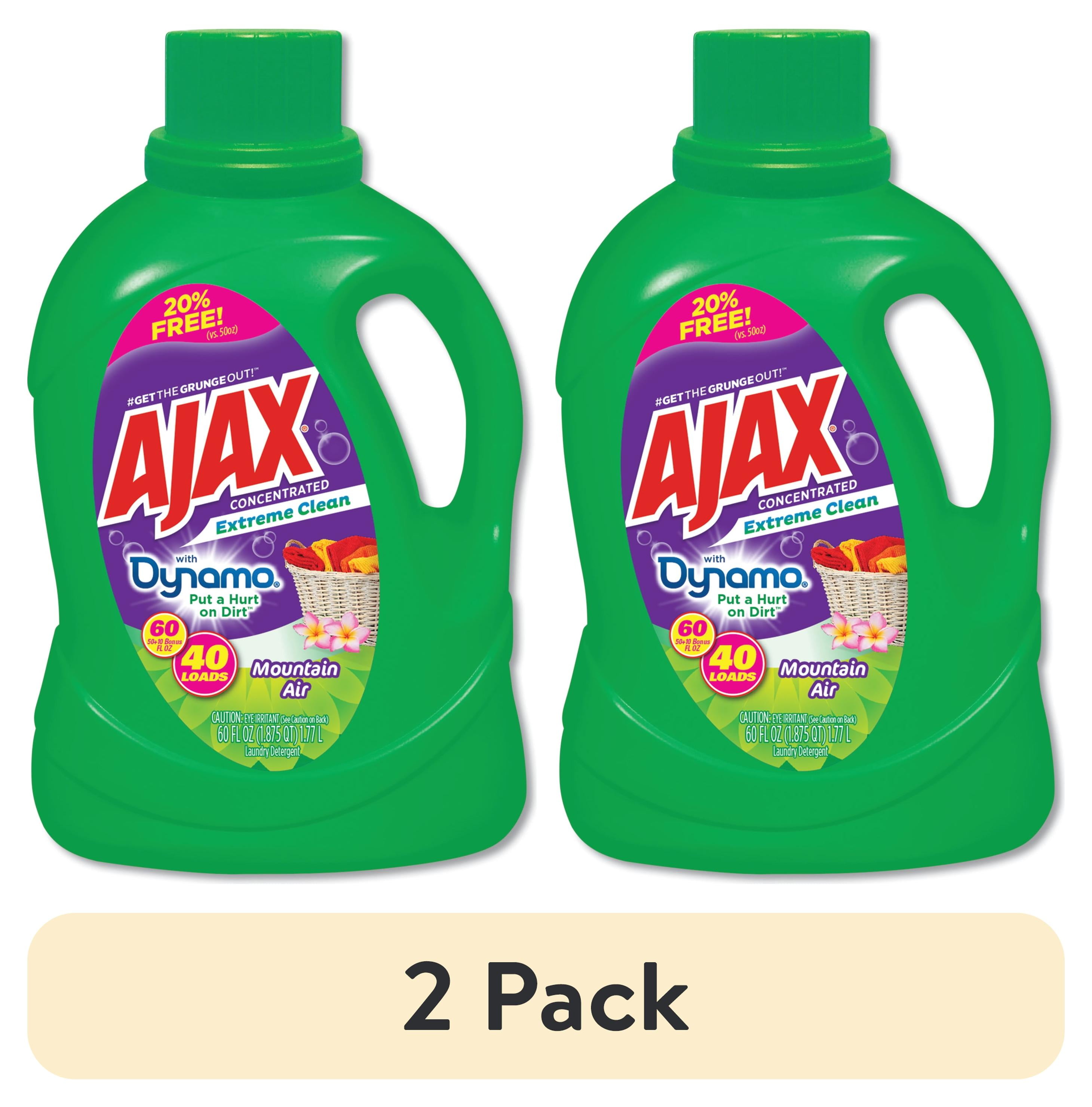 (2 pack) Ajax Extreme Clean Mountain Air Concentrated Laundry Detergent ...