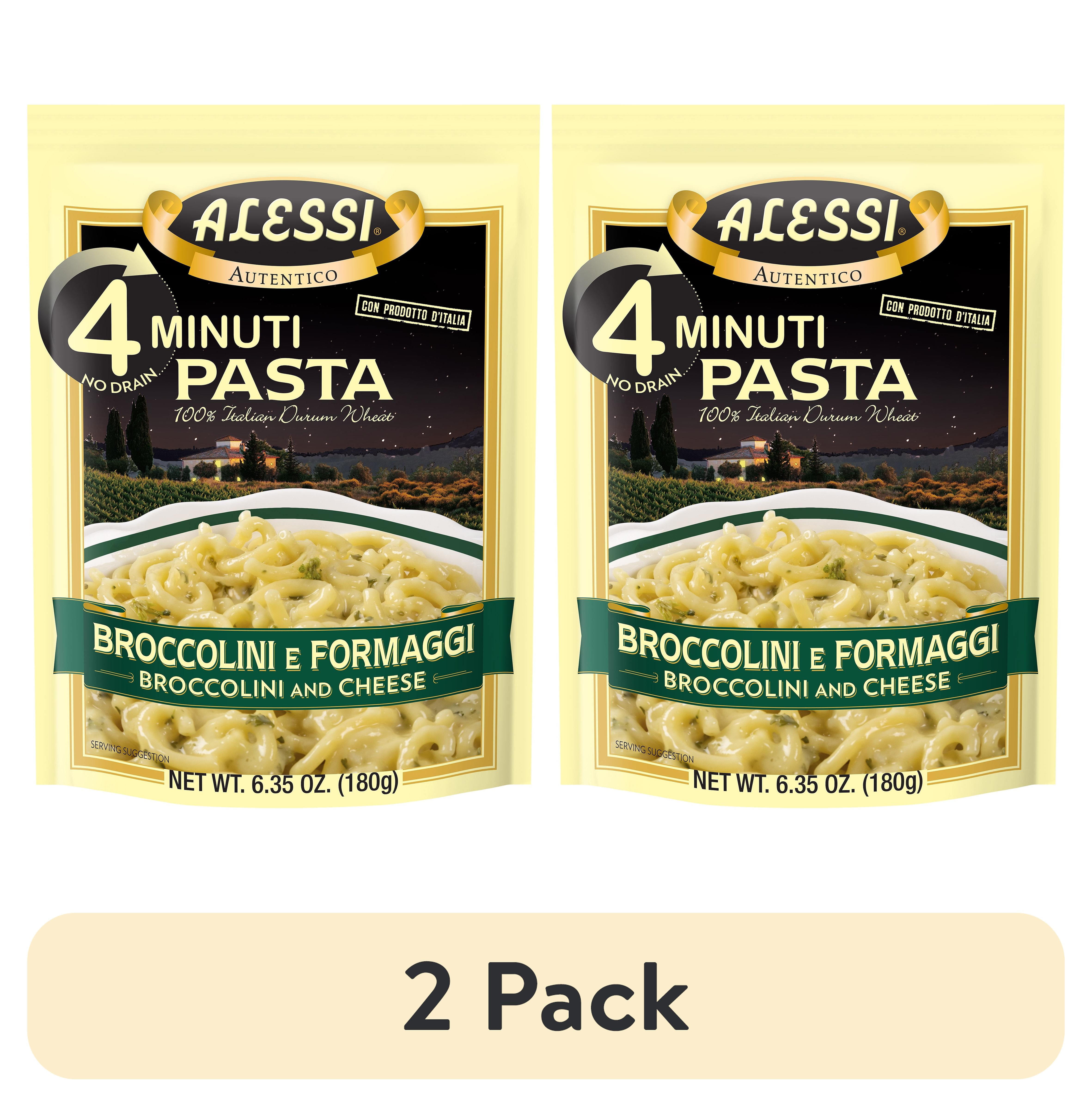 (2 pack) Alessi Pasta Broccoli e Formaggi 6.35 oz Shelf Stable ...