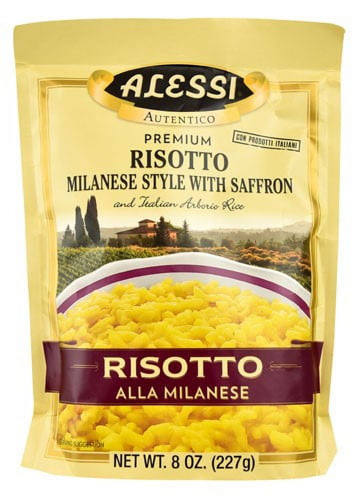 (2 pack) Alessi Risotto Alla Milanese, 8 oz Bag, Shelf Stable - Walmart.com