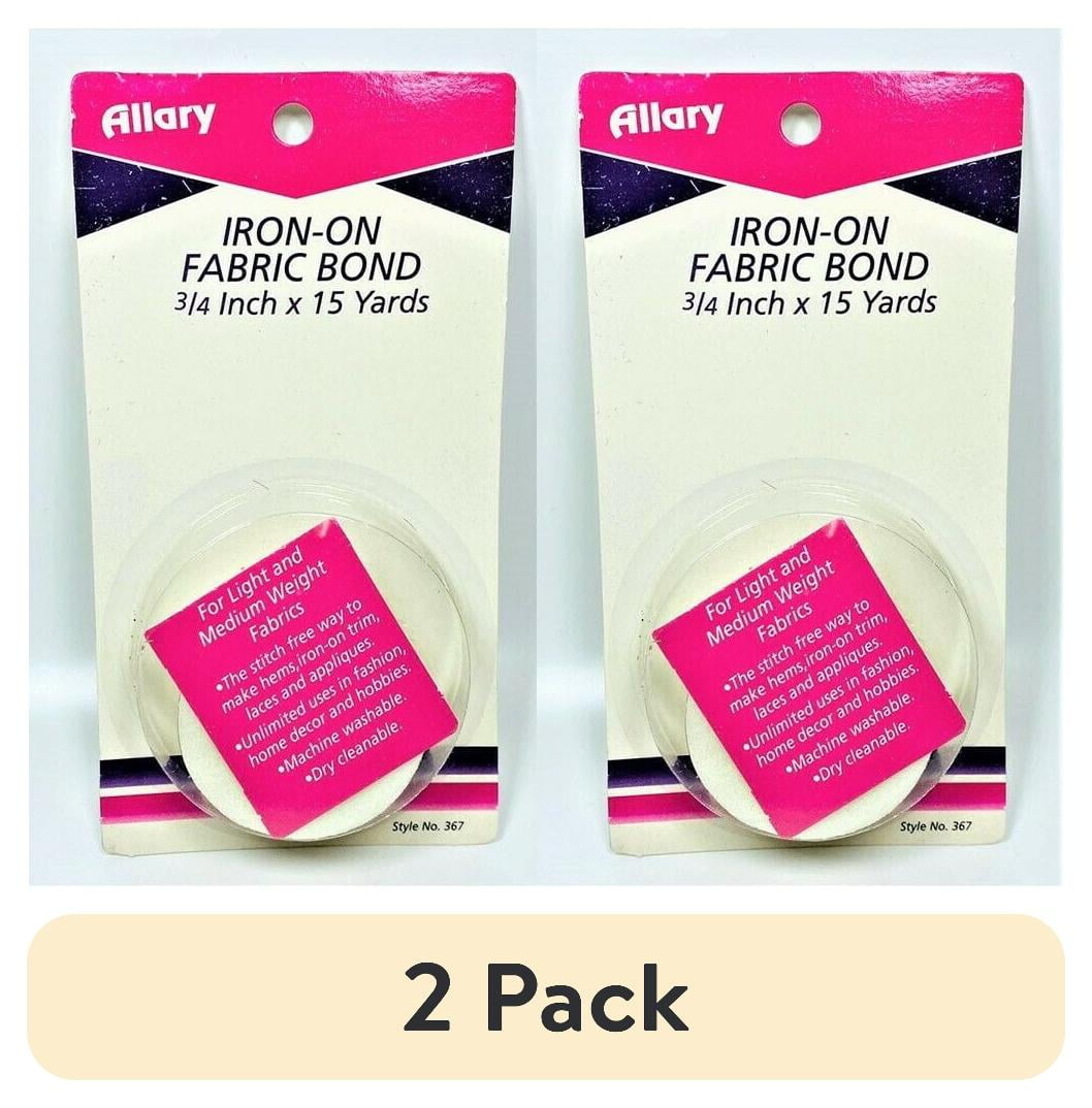 (2 pack) Allary Iron-On Fabric Bond- - Walmart.com
