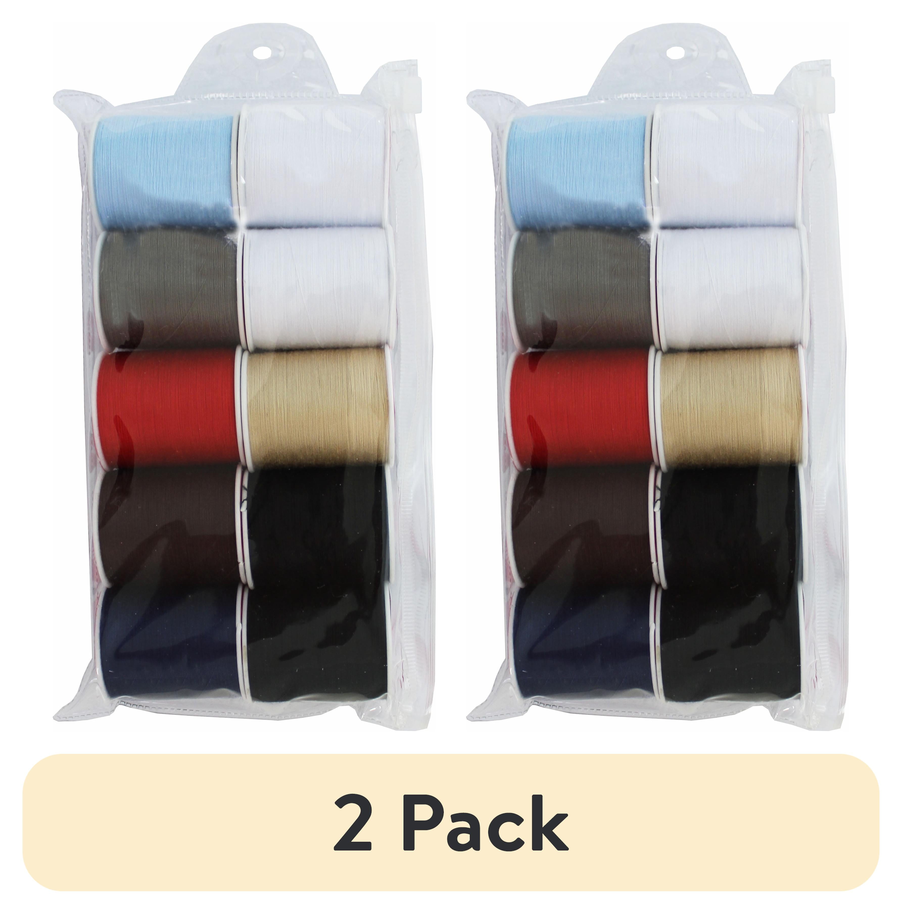 (2 pack) Allary Multi-Color All Purpose 100% Polyester Sewing Thread ...