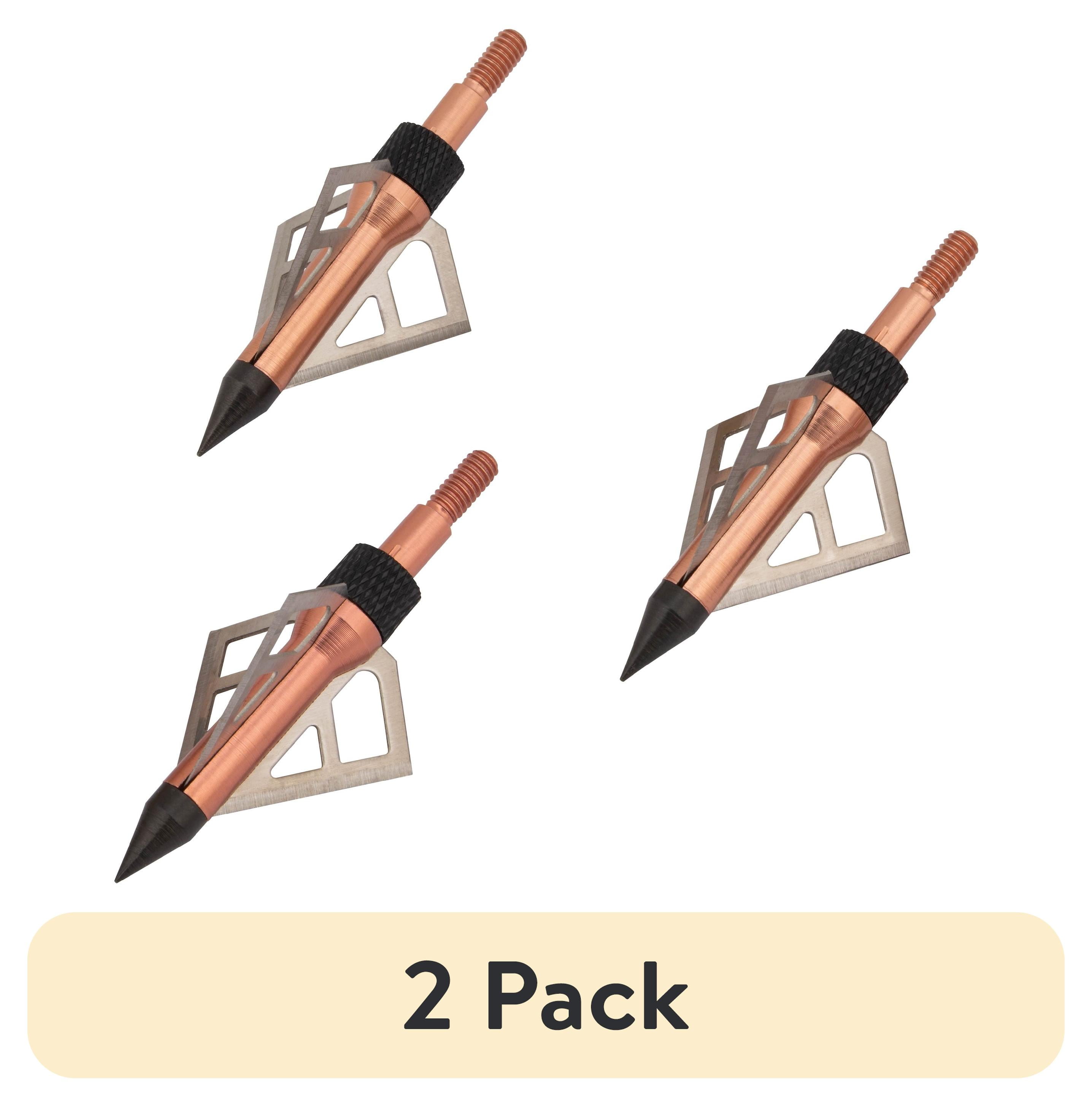 (2 pack) Allen Company Lightning XST Archery Broadheads, Aluminum and ...