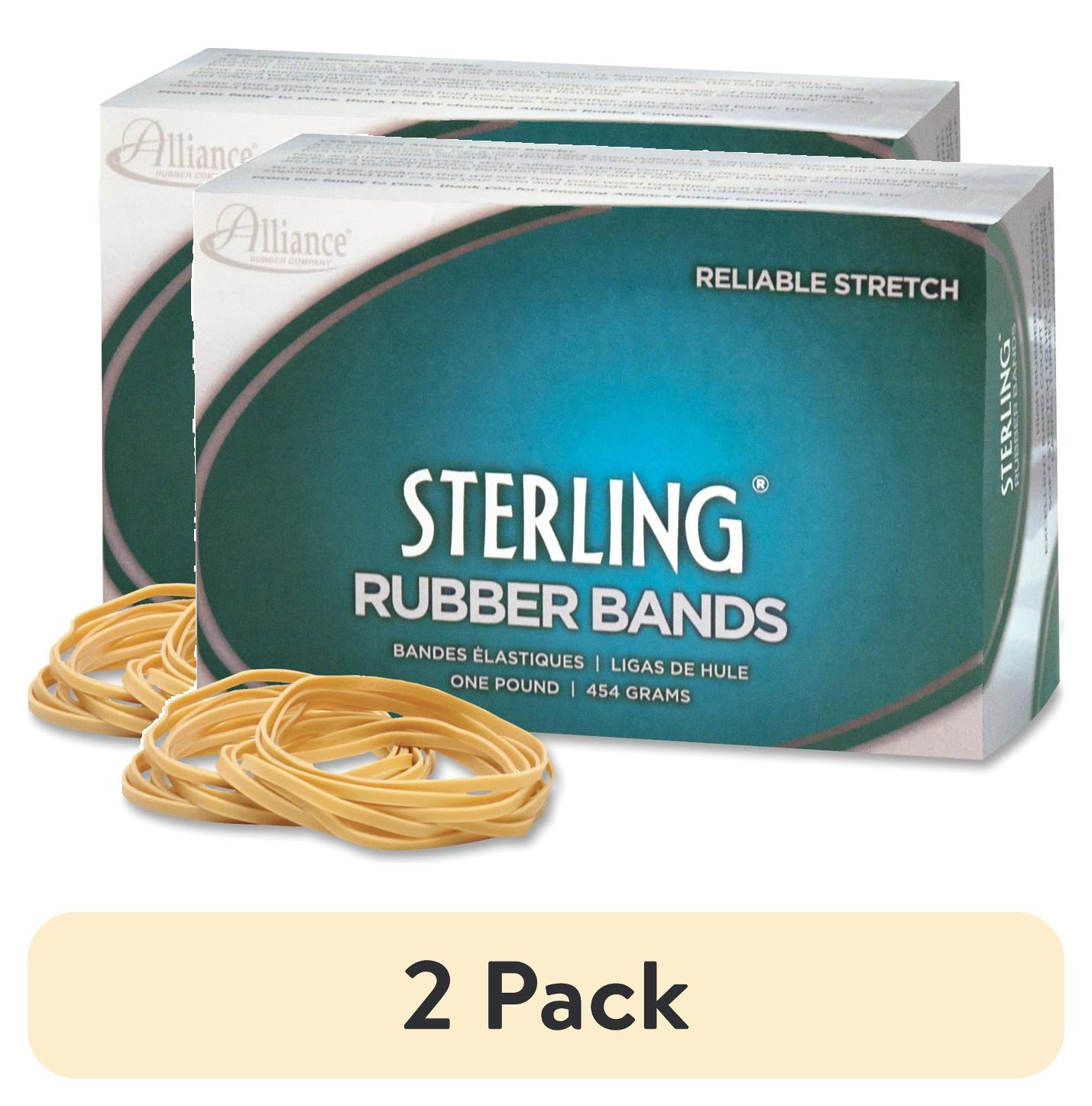 (2 pack) Alliance Rubber Sterling Rubber Bands, Size 32 (3" x 1/8"), 1 ...