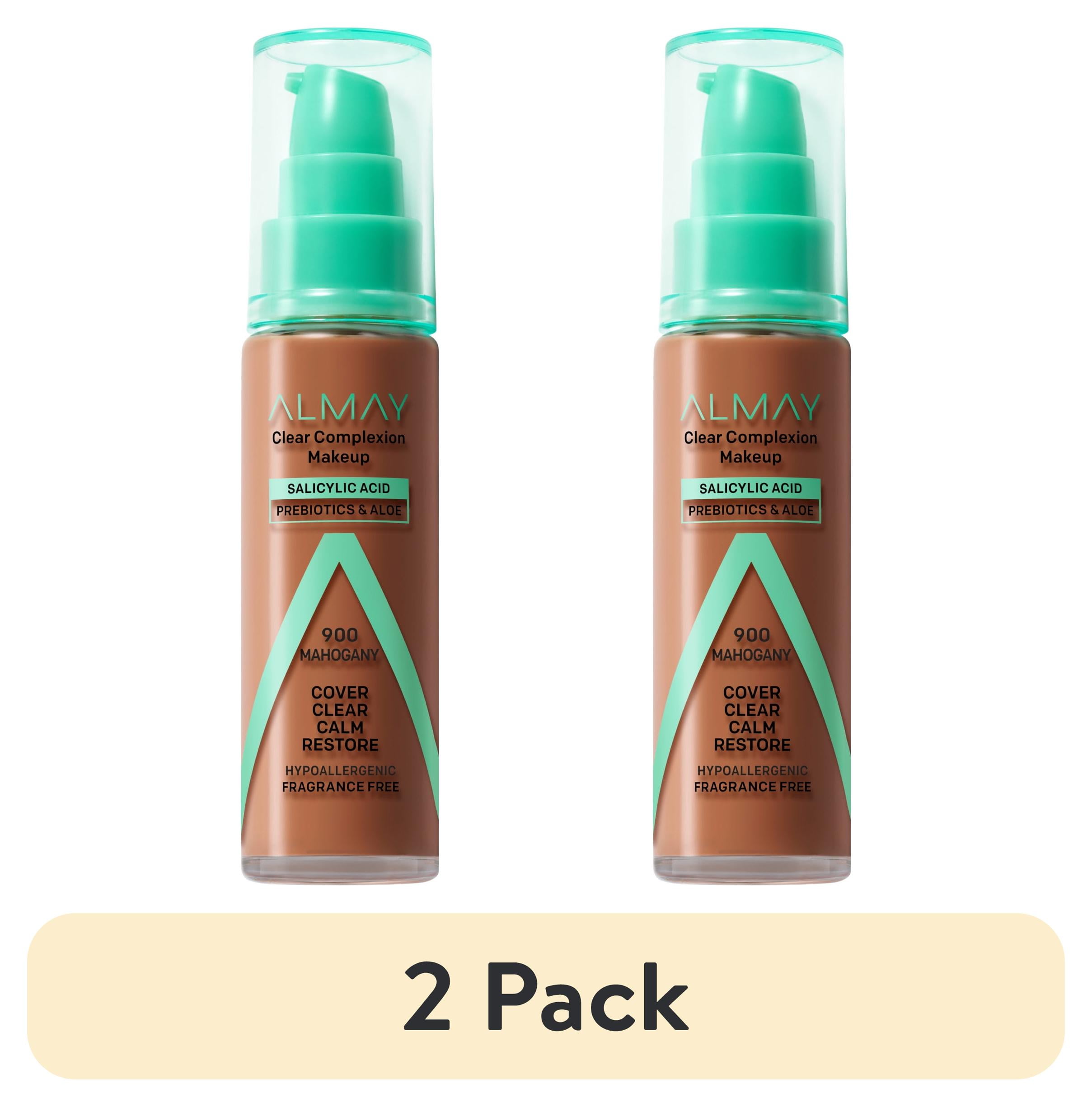 (2 pack) Almay Clear Complexion Foundation Makeup, Hypoallergenic, 900 ...