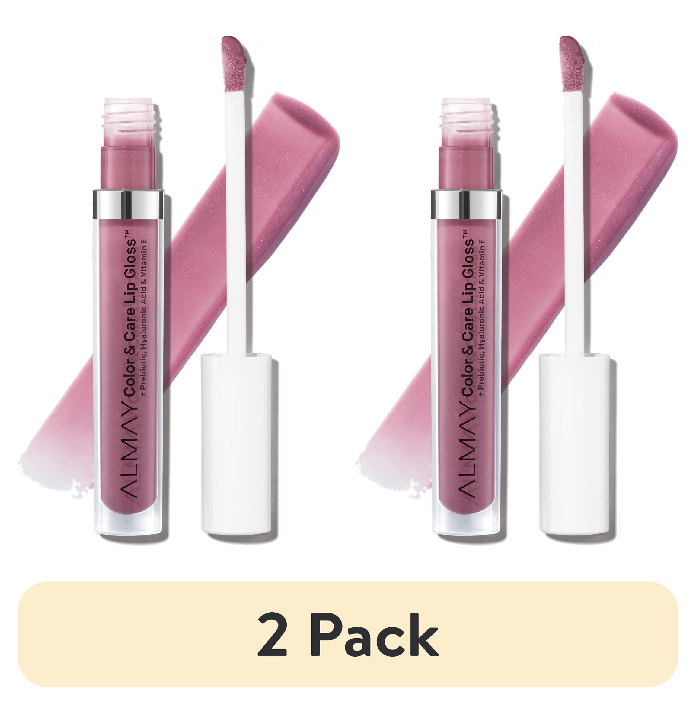 (2 pack) Almay Color & Care Hydrating Lip Gloss, Hypoallergenic, 600 ...