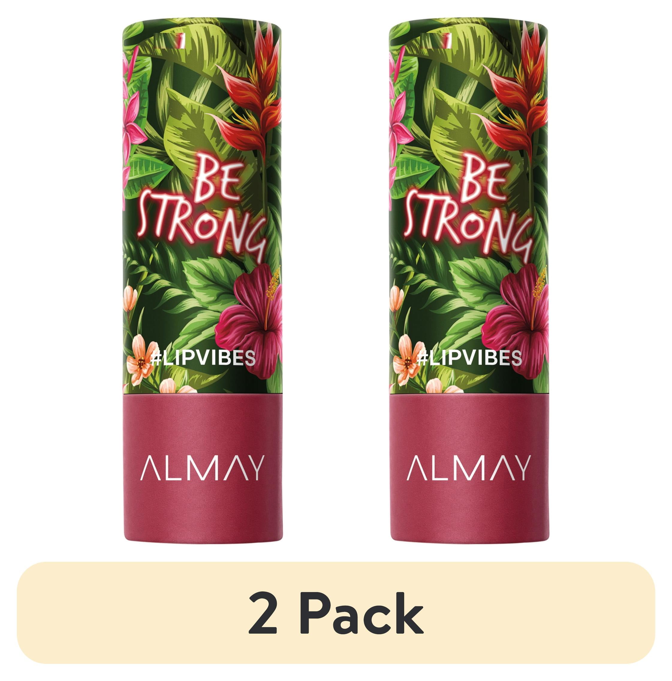 (2 pack) Almay Lip Vibes Hypoallergenic Cream Lipstick with Shea Butter ...