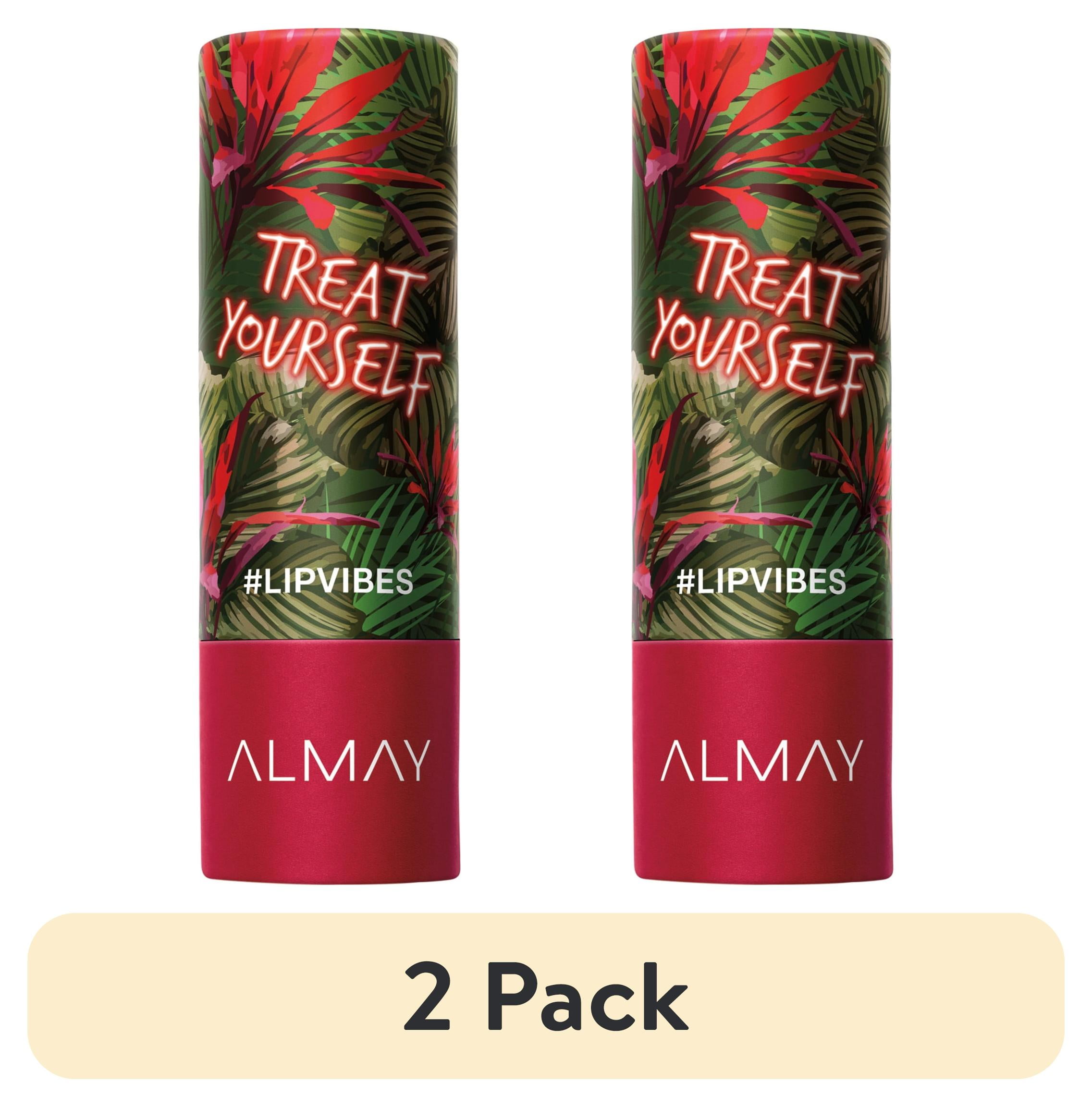 (2 pack) Almay Lip Vibes Hypoallergenic Cream Lipstick with Shea Butter ...