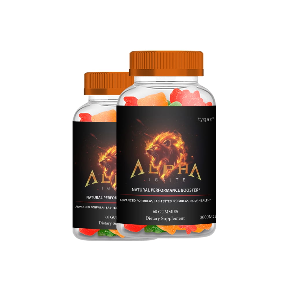 (2 pack) AlphaIgnite - Alpha Ignite Gummy For Men - Walmart.com